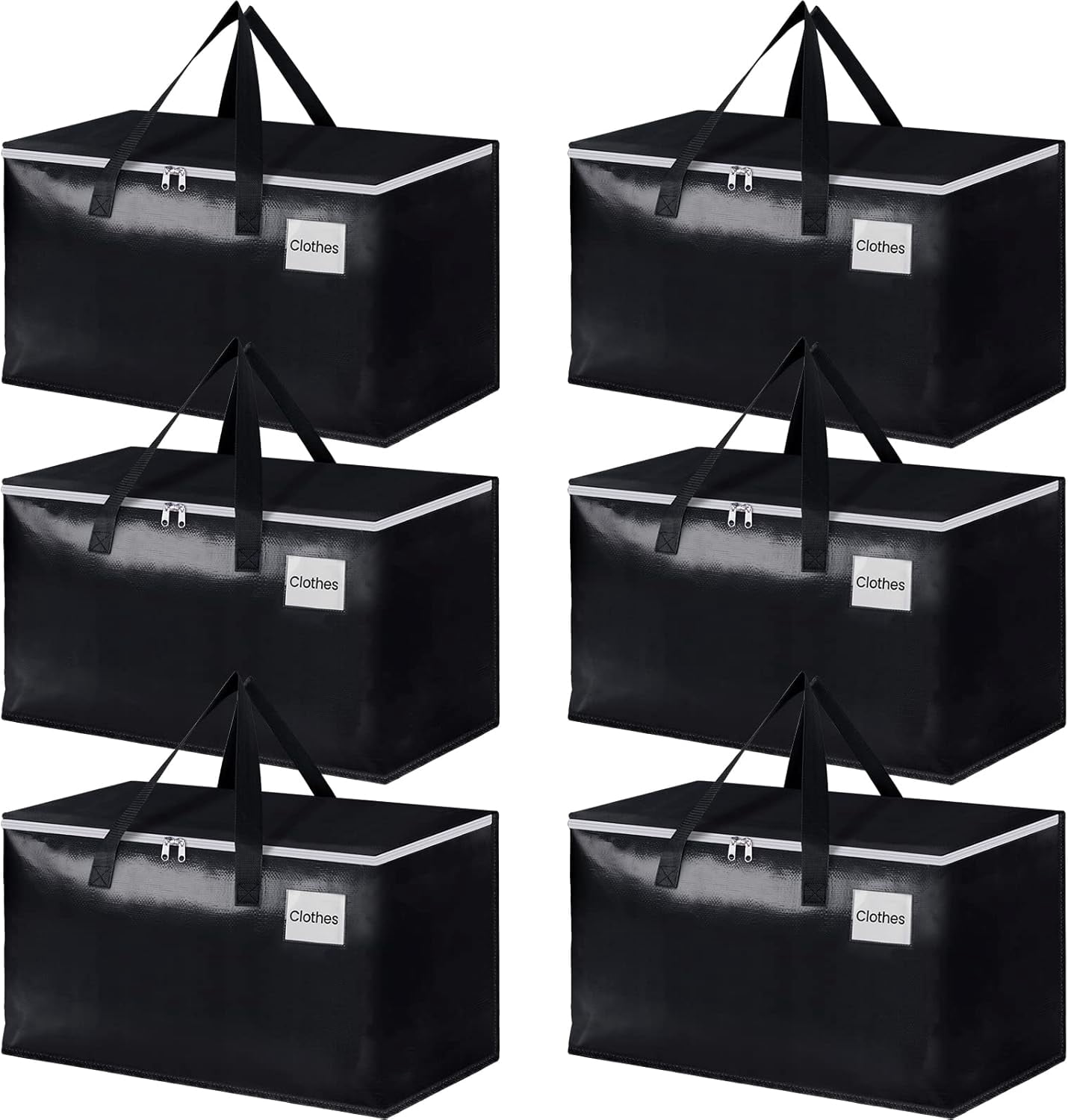 JUNXIAO-Heavy Duty Moving Boxes-Moving Bags with Zipper, Reinforced ...