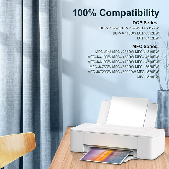 JUNXIAO-LC103xl Ink Cartridges Combo Pack Comfortable for Brother LC103 ...