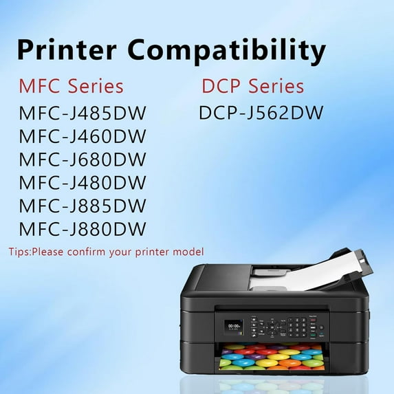 JUNXIAO-LC201 LC203 XL Ink Cartridges (5-Pack) Black/Cyan/Magenta ...