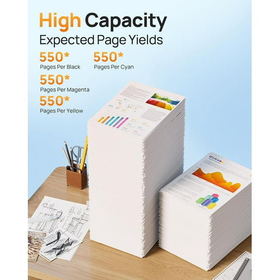 JUNXIAO-LC203XL Compatible Ink Cartridges Replacement for LC203 XL ...