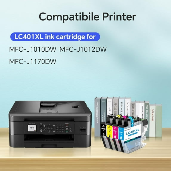 JUNXIAO-LC401XL Ink Cartridges Replacement for Brother LC401 LC401XL ...