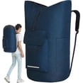 JUNXIAO-Laundry Backpack Heavy Duty, 115L Extra Large Laundry Bag with ...