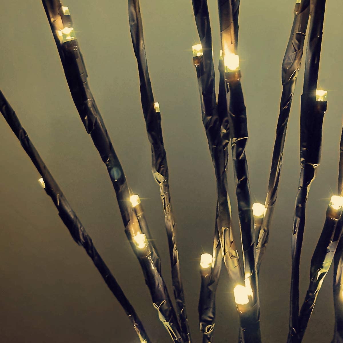 JUNXIAO-Led Branch Light Battery Operated Lighted Branches Vase Filler ...