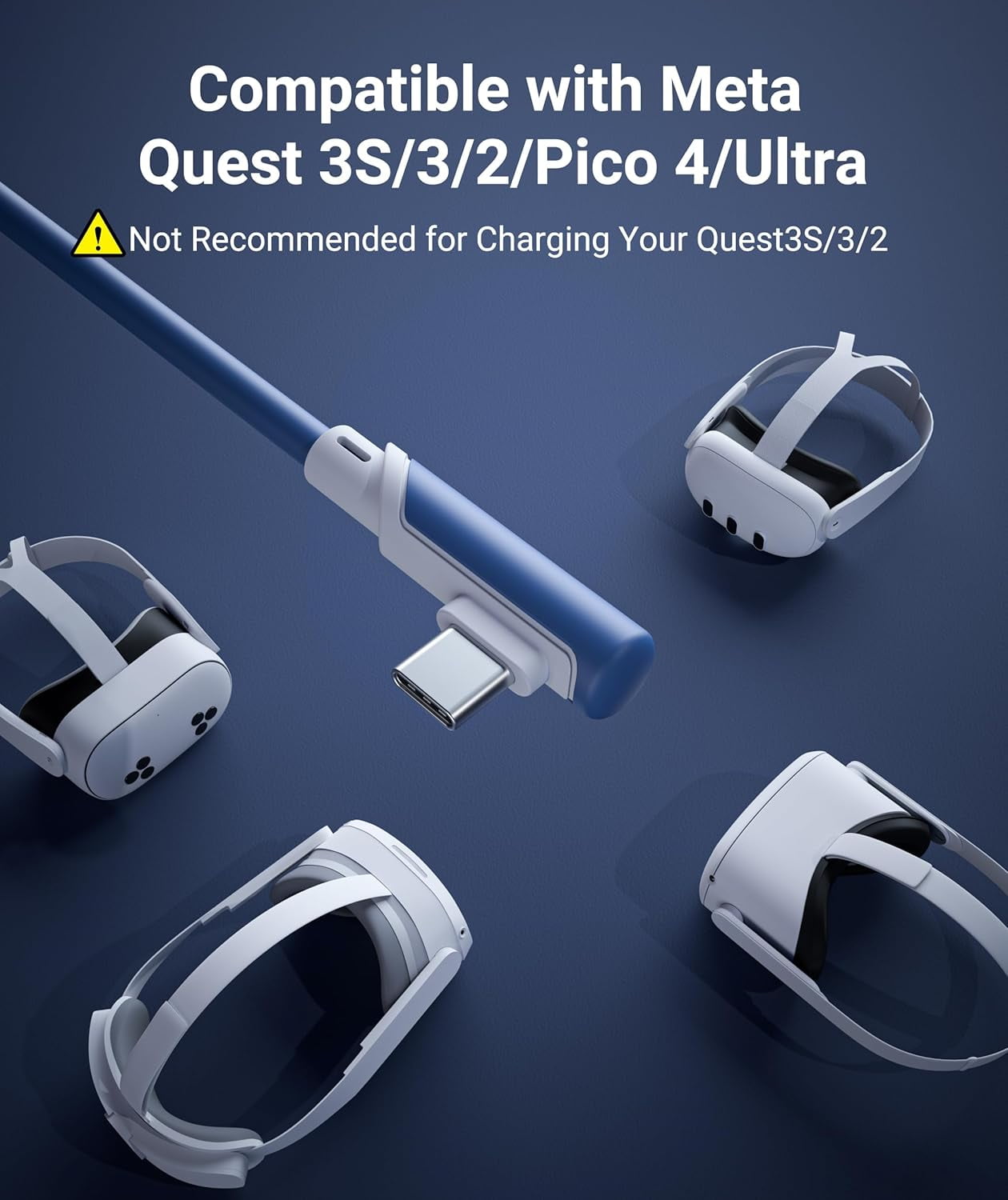 JUNXIAO-Link Cable 16 FT Compatible with Meta Quest 3S/Oculus Quest 3 ...