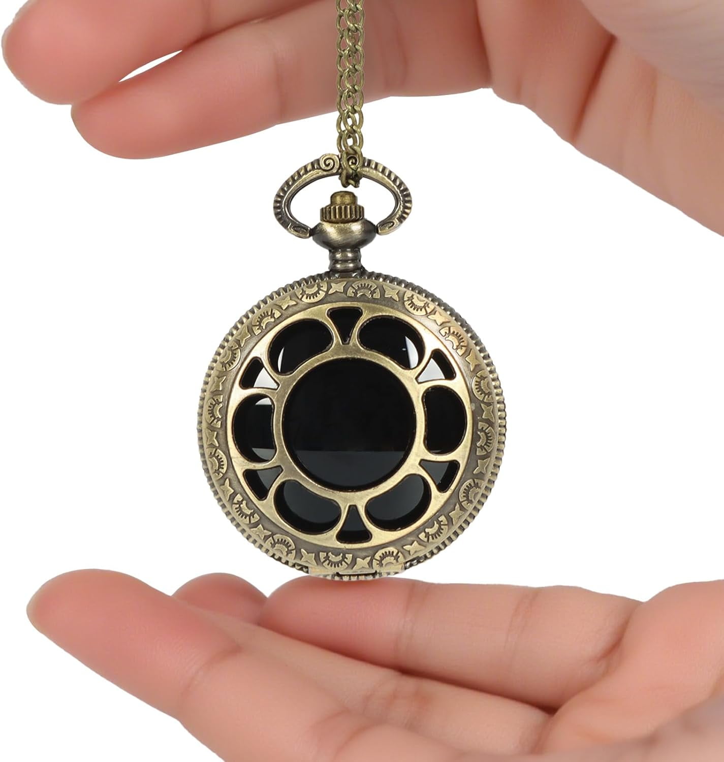 JUNXIAO-Scrying Mirror Black Obsidian Mirror, Witchcraft Supplies for ...