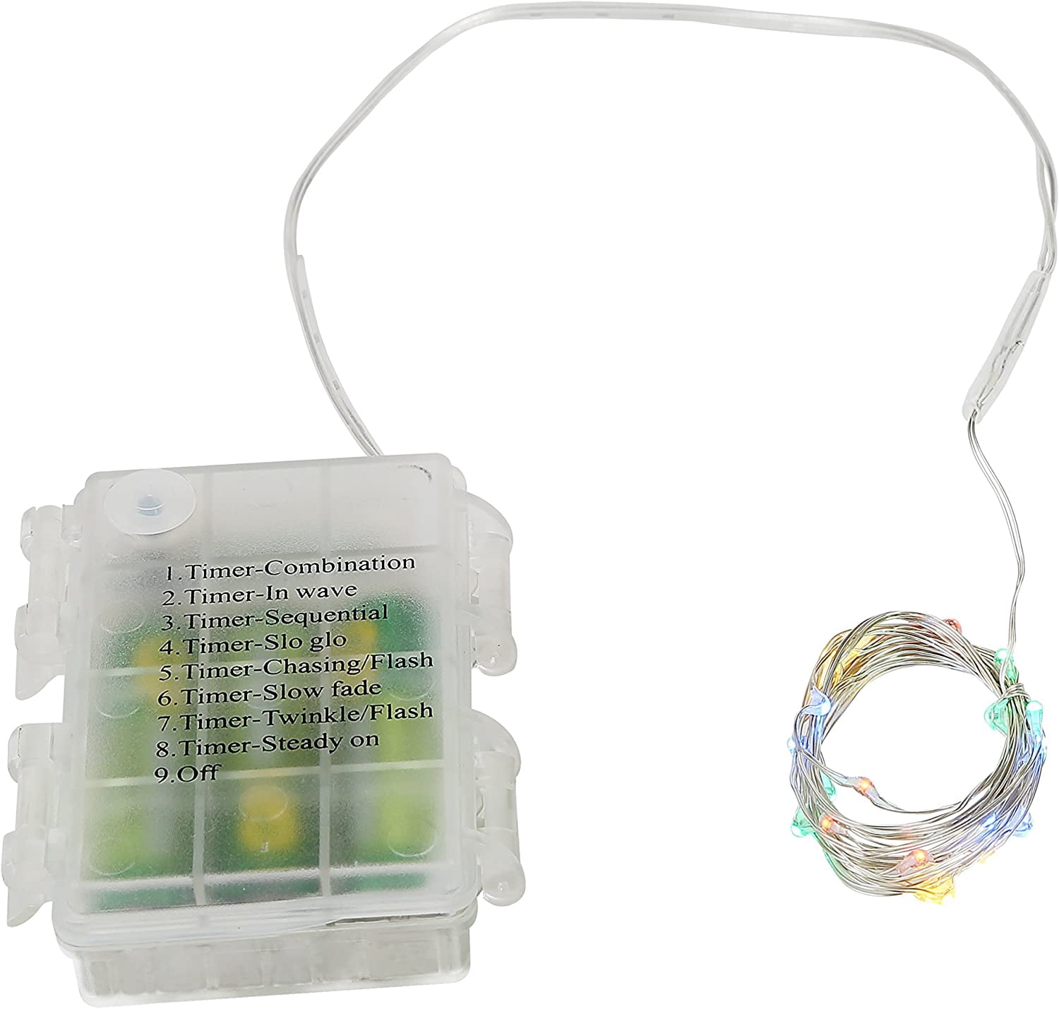 JUNXIAO-Set of 2 Twinkle Fairy Micro Lights Strands WitTwinkle Fairy ...