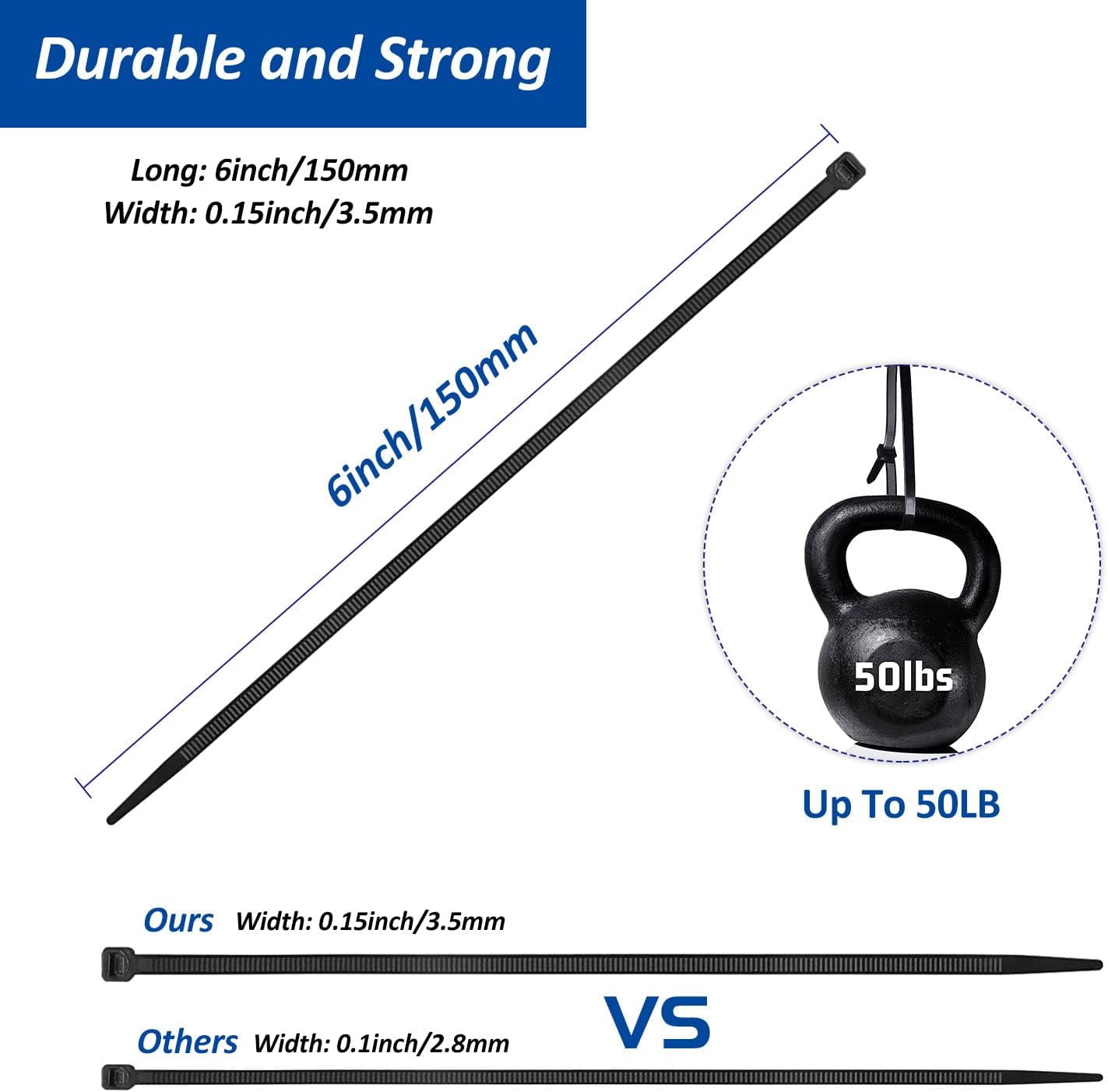 JUNXIAO-Strong Back-Glue Self Adhesive Cable Zip Tie Mounts Kit - 100 ...