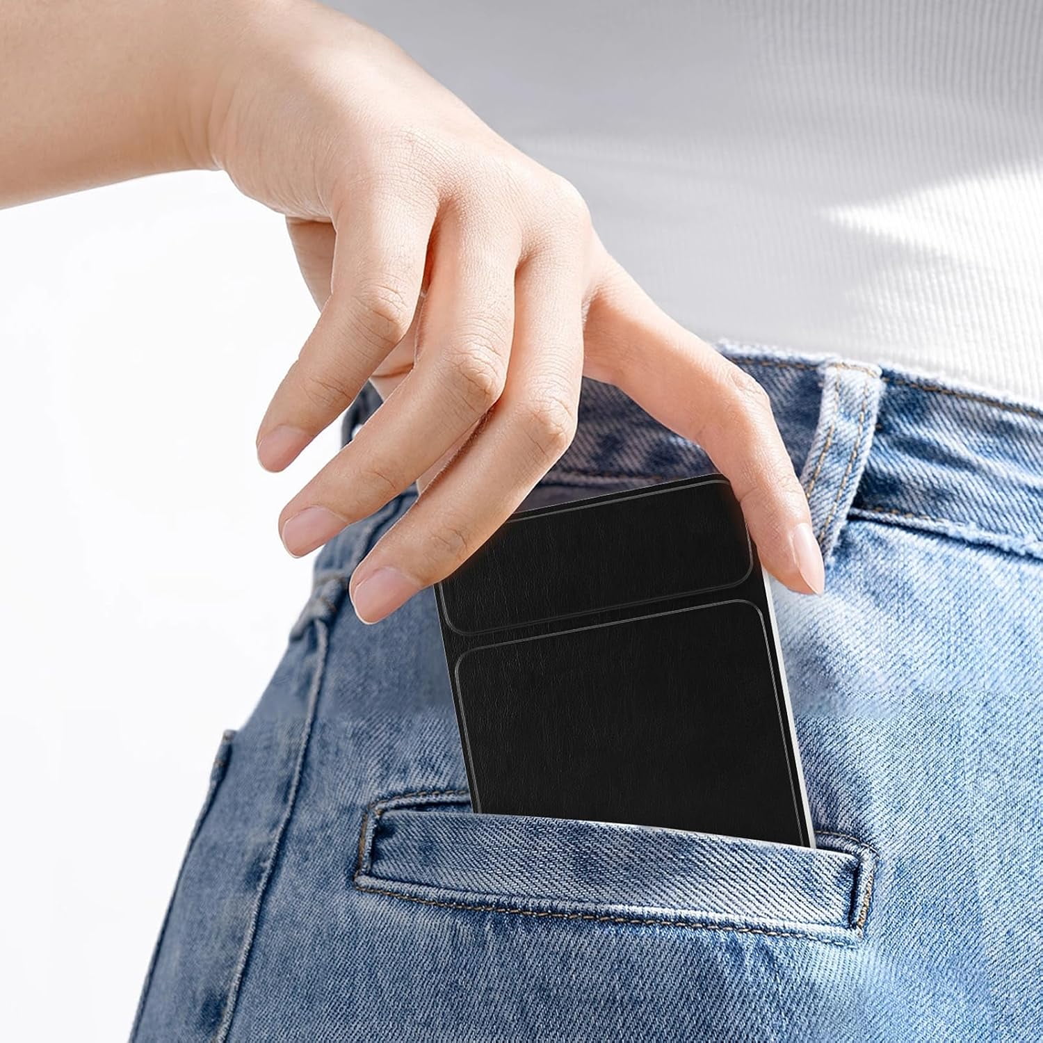 JUNXIAO-Tiny Travel Compact Mirror, 4.6"*2.9" Portable LED Lighted ...