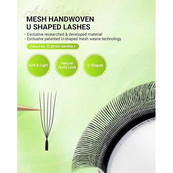JUNXIAO-U Eyelash Extensions Supplies 5D U Lash Easy Fan Russian Volume ...