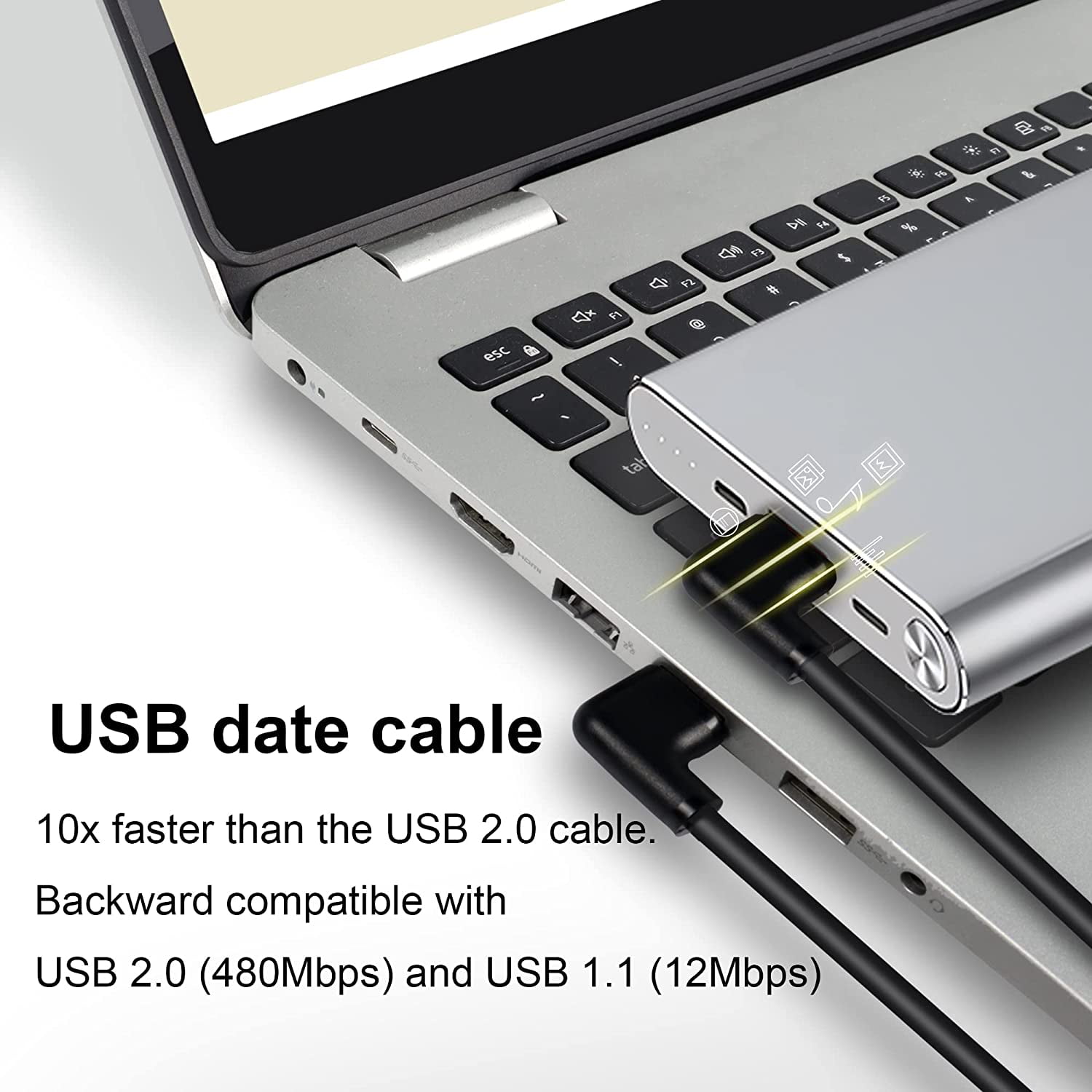 JUNXIAO-USB to USB Cable,USB 3.0 A to A Male Cable Double End USB Cord ...