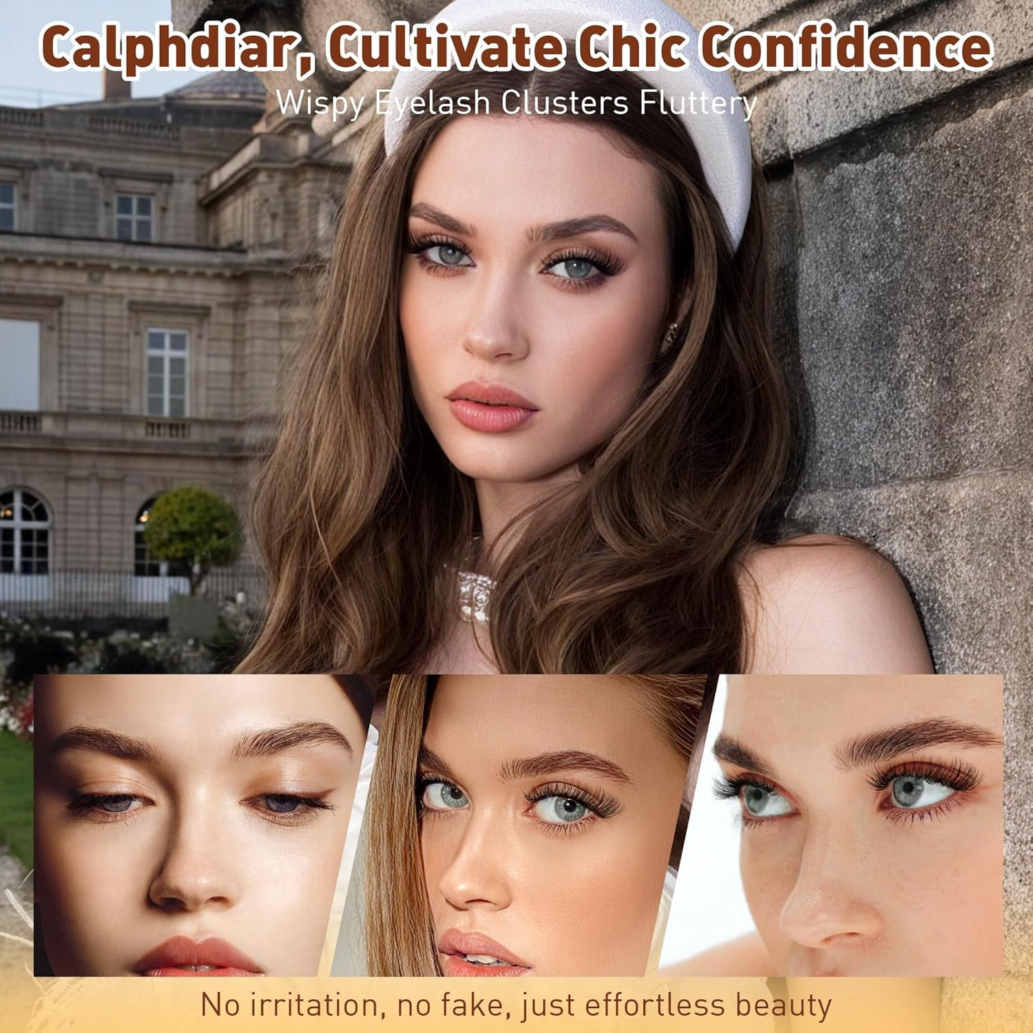 JUNXIAO-Wispy Lash Clusters 30D+40D+50D+60D Individual Lashes 480PCS ...