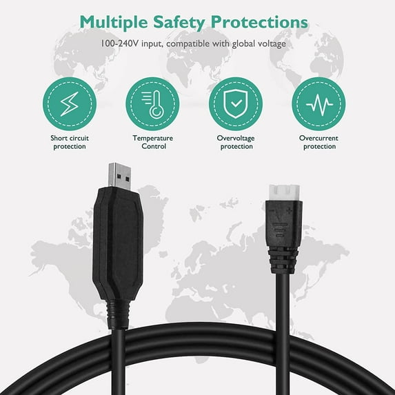 JUNXIAO-for Splatrball Gun Charger, Charging Cable Compatible with ...