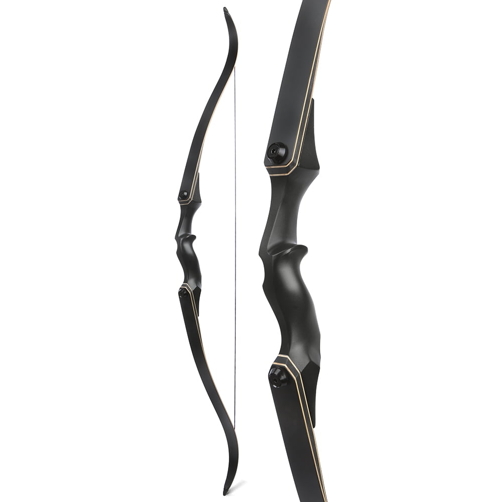 JUNXING 58/60 Inch Archery Takedown Recurve Bow 25-65Lbs Right Handed ...
