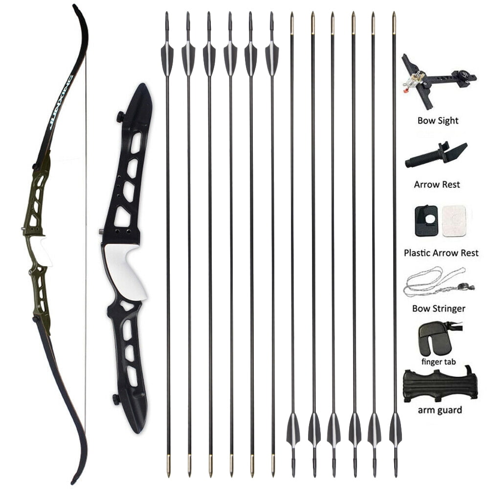 JUNXING F158 Recurve Bow Competitive Training,68'' Adult Archery Kit ...