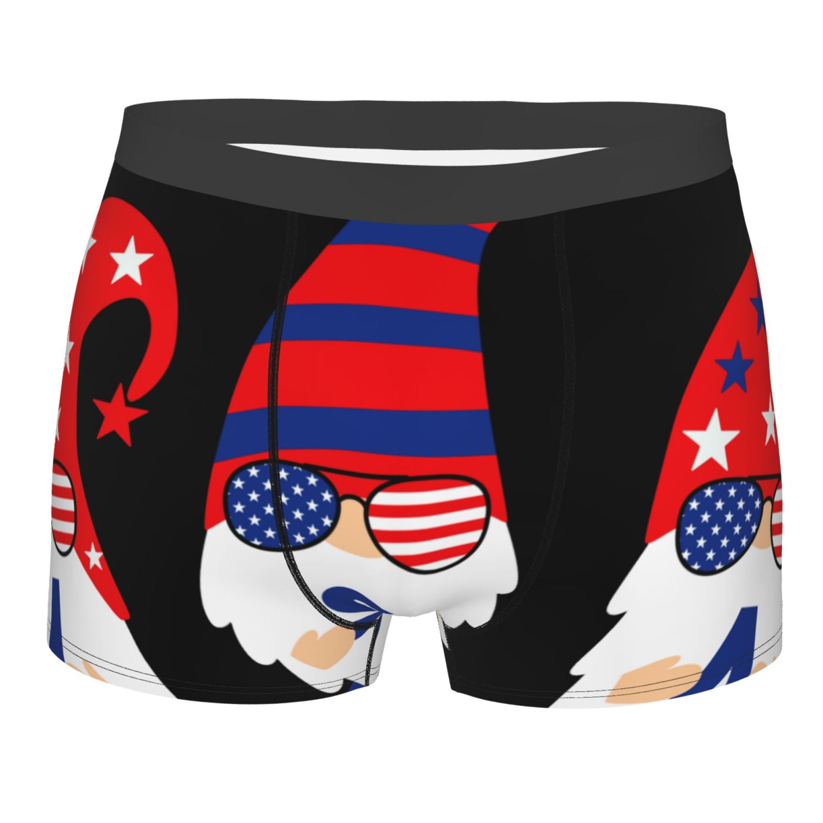 JUNZAN 4th of July Gnomes Mens Underwear Boxer Briefs for Men’s ...