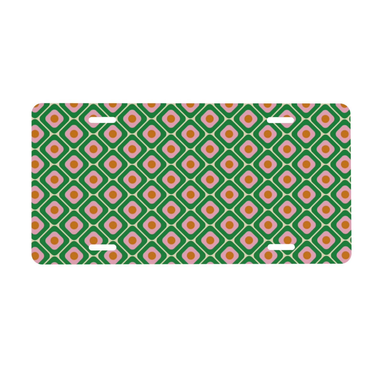 JUNZAN 60s and 70s Style Front License Plate Covers Decorative Car ...