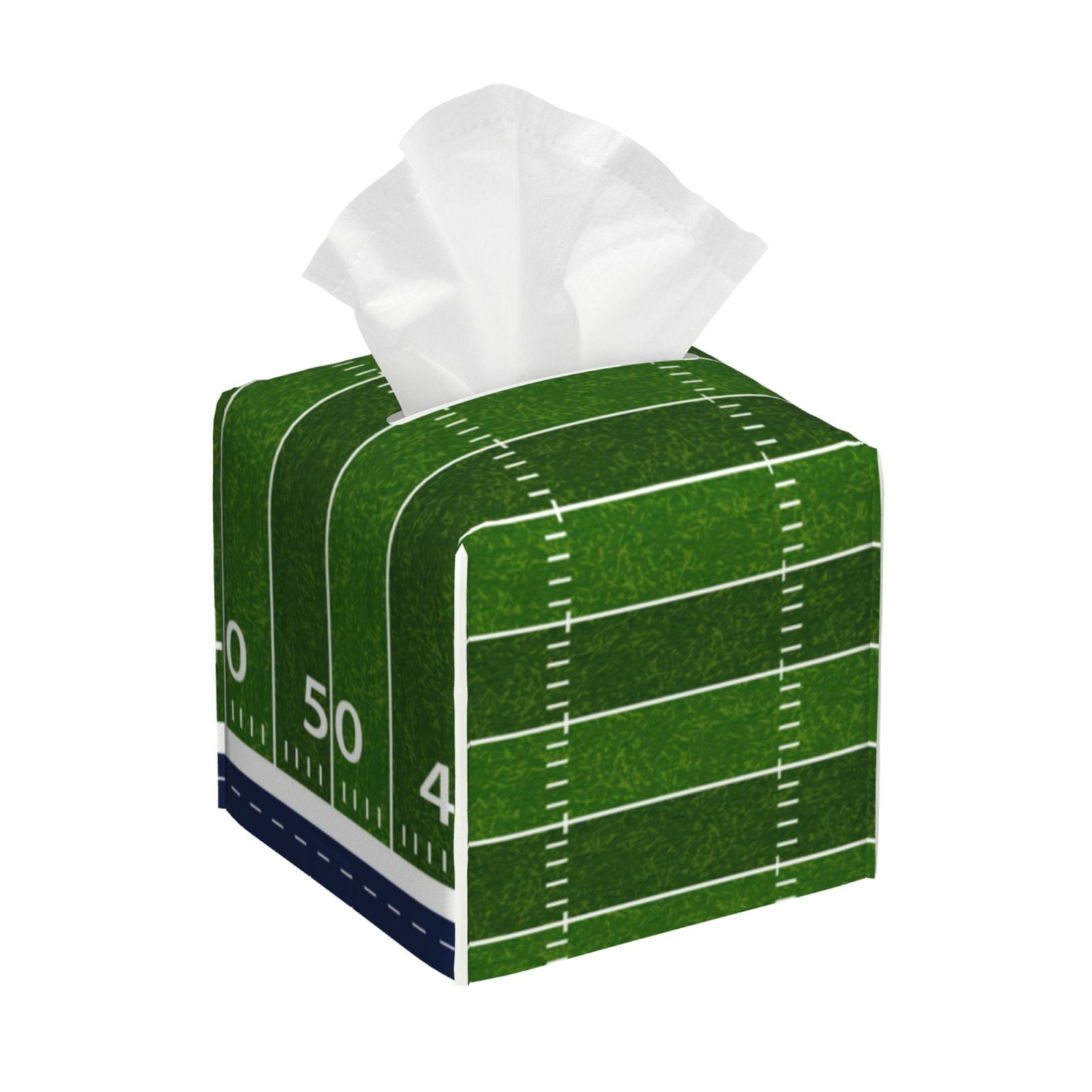 JUNZAN American Football Field for Tissue Box Cover Holder, Square ...