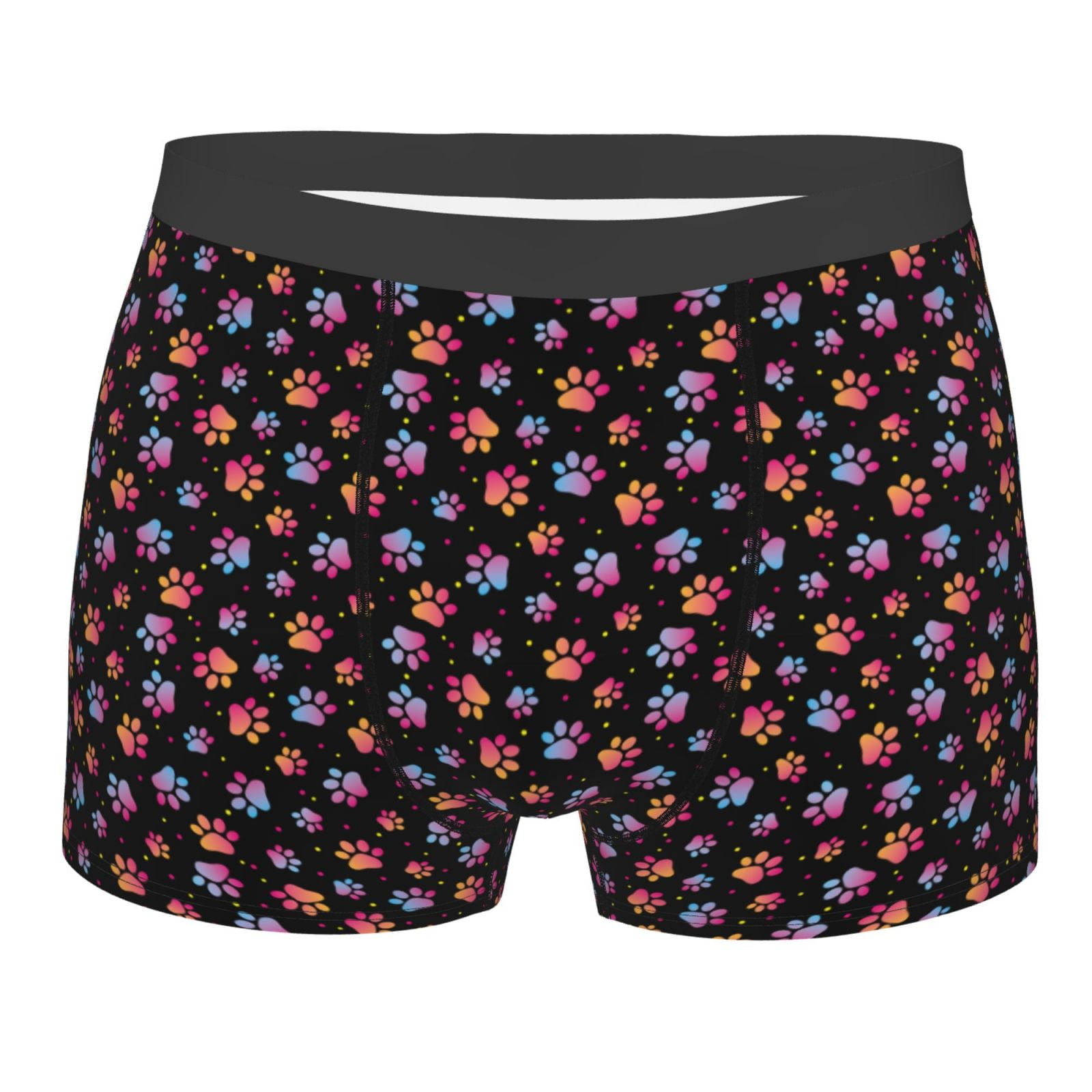 JUNZAN Animal Paw 1 Mens Underwear Boxer Briefs for Men’s-Medium ...