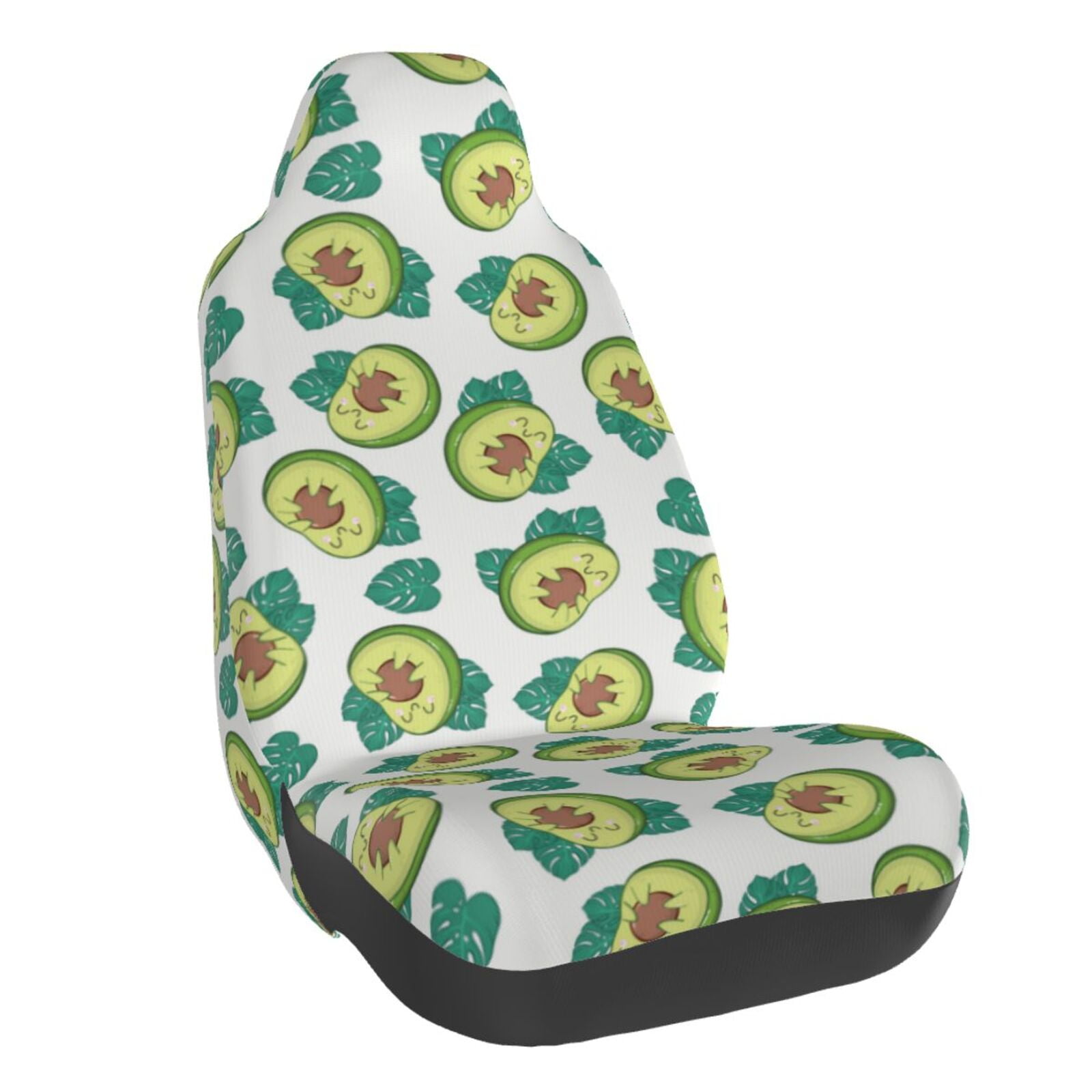 JUNZAN Avocado Sleeping Pattern Seat Covers,Universal Fit Sedans,Cars ...