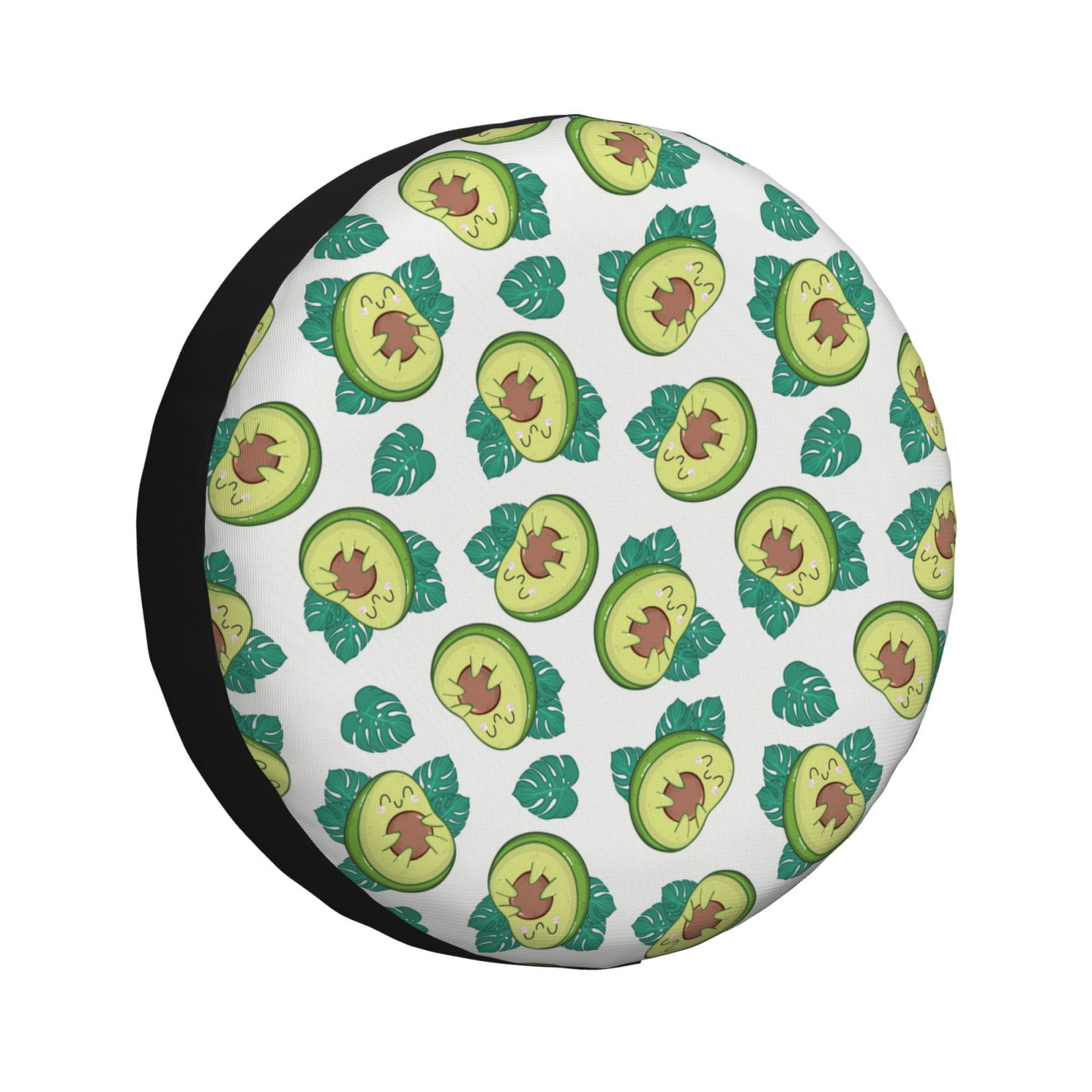 JUNZAN Avocado Sleeping Spare Tire Cover Wheel Protector for Truck SUV ...