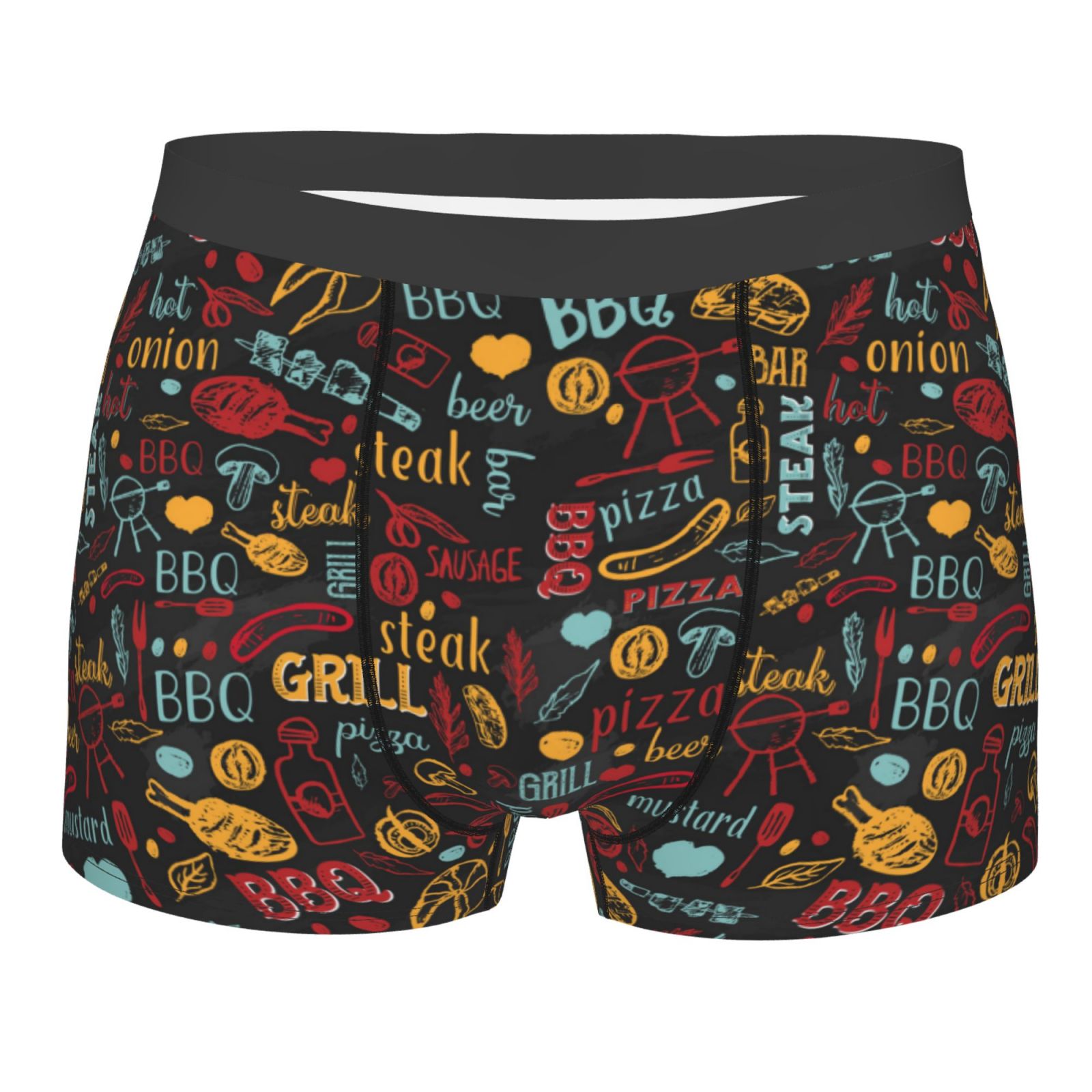 JUNZAN BBQ Barbecue Grill Mens Underwear Boxer Briefs for Men’s ...
