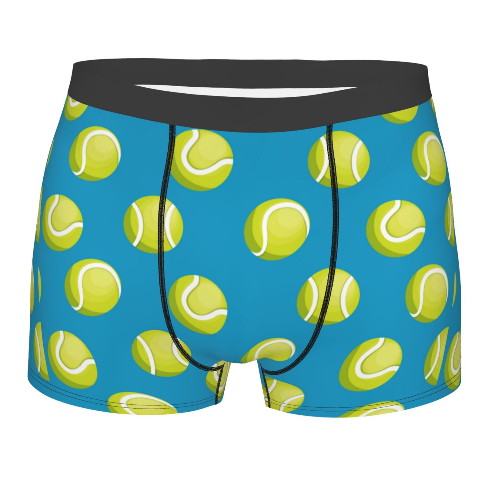 JUNZAN Ball Tennis Mens Underwear Boxer Briefs for Men’s - Large ...
