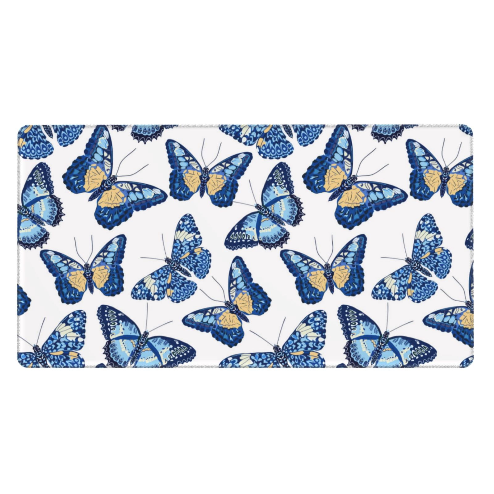 JUNZAN Beautiful Butterflies Extra Large Mouse Pad for Boys Girl Men ...