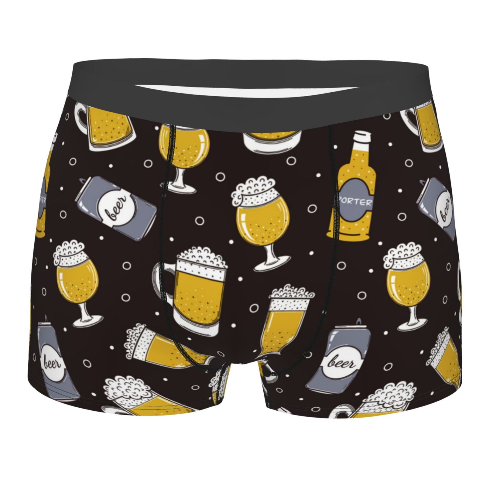 JUNZAN Beer In A Bottle Mens Underwear Boxer Briefs for Men’s - Medium ...