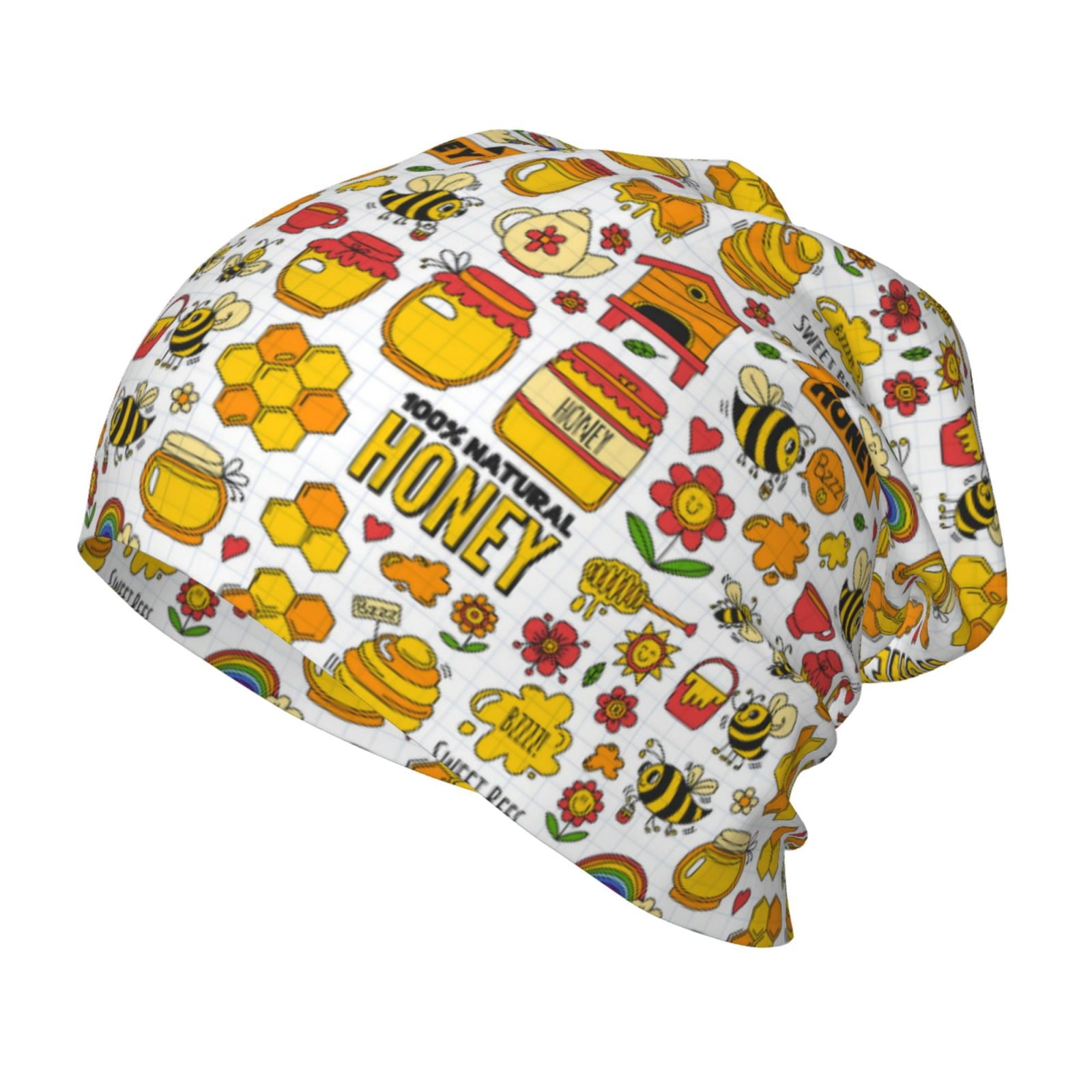 JUNZAN Bees And Honey 1 Pattern Kid's Soft Beanie Hat Toddlers Winter ...