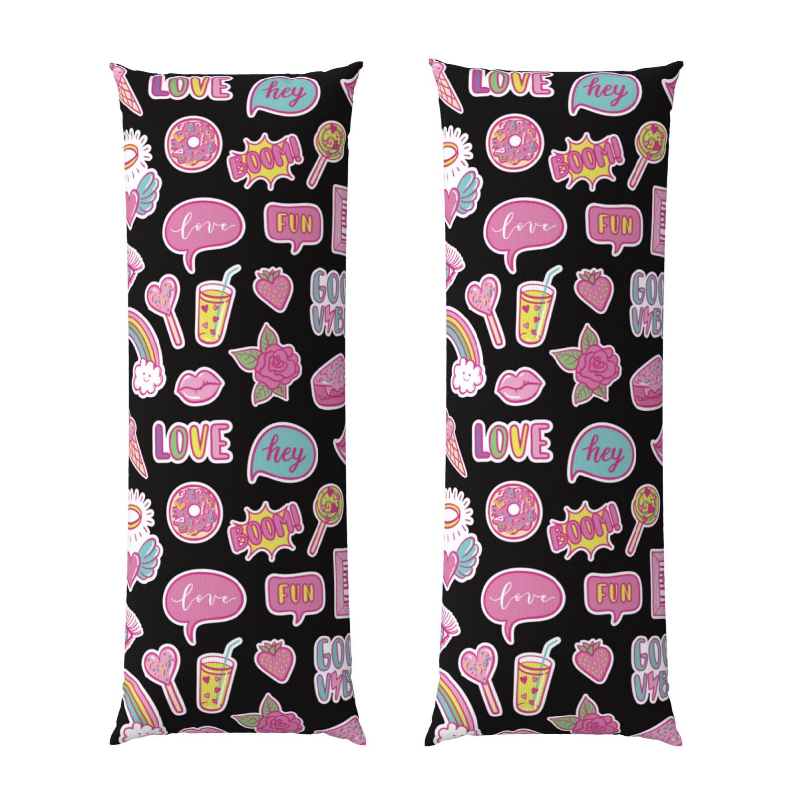 JUNZAN Body Pillow Cover Elements Throw Pillow Covers Long Pillow Case ...