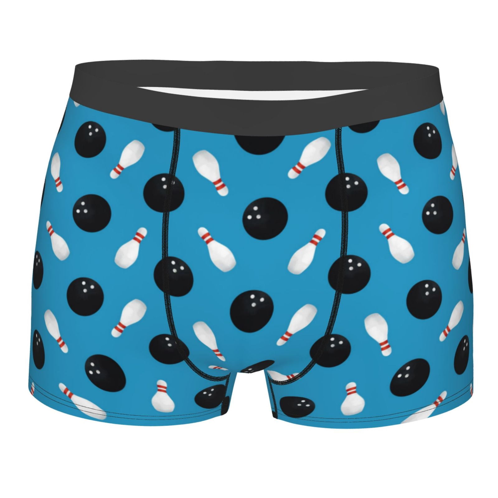 JUNZAN Bowling Balls Mens Underwear Boxer Briefs for Men’s - Large ...