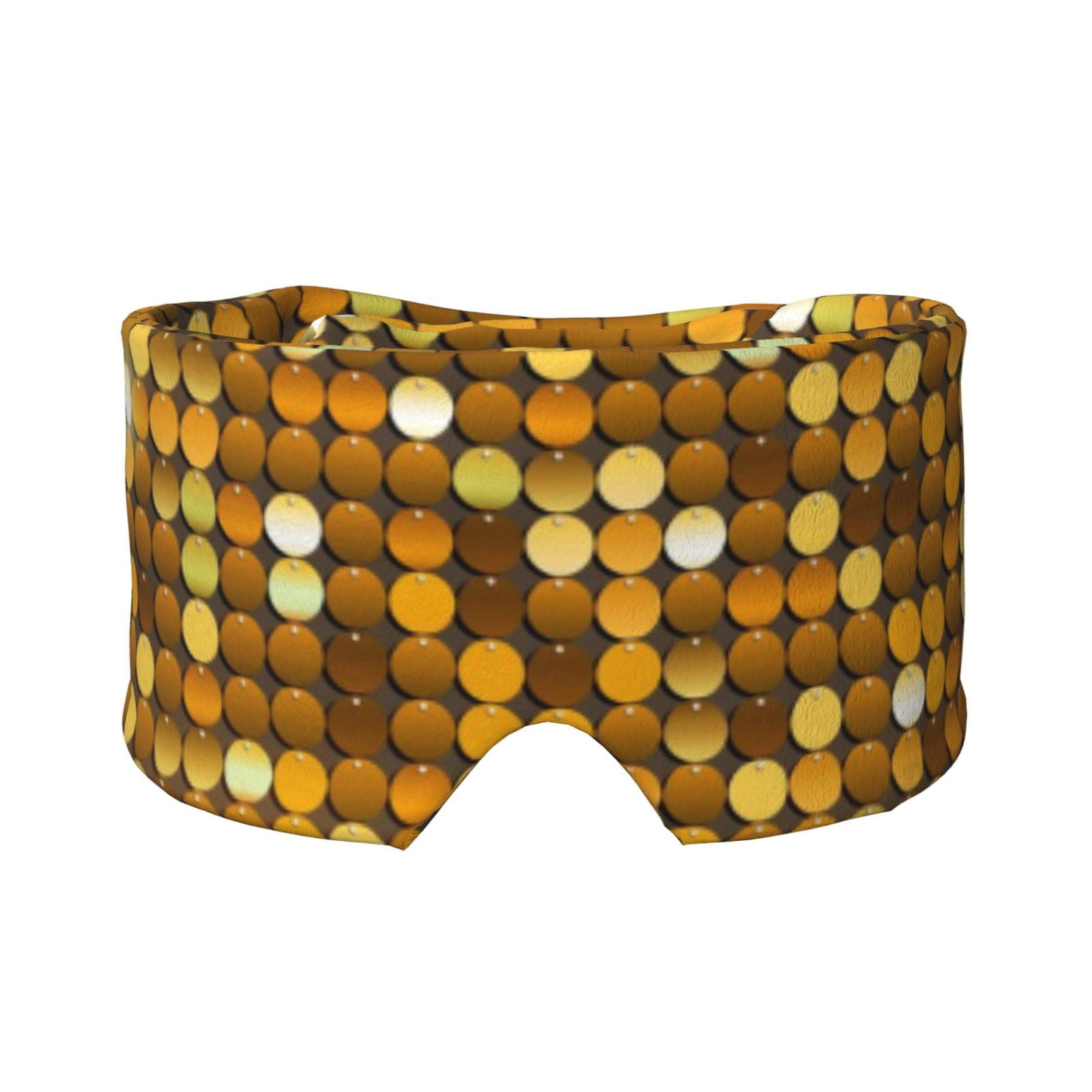 JUNZAN Bright Shiny Golden for Blackout Sleep Mask - Blocking Sleep Eye ...