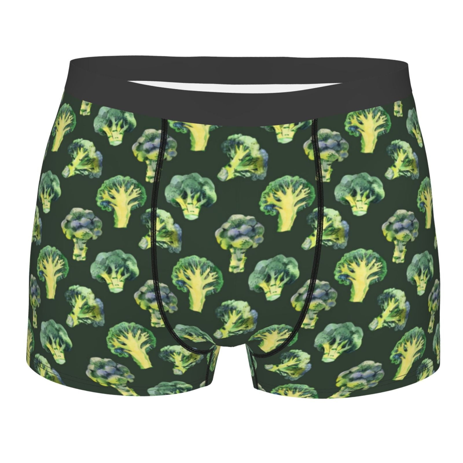 JUNZAN Broccoli 3 Mens Underwear Boxer Briefs for Men’s - Medium ...
