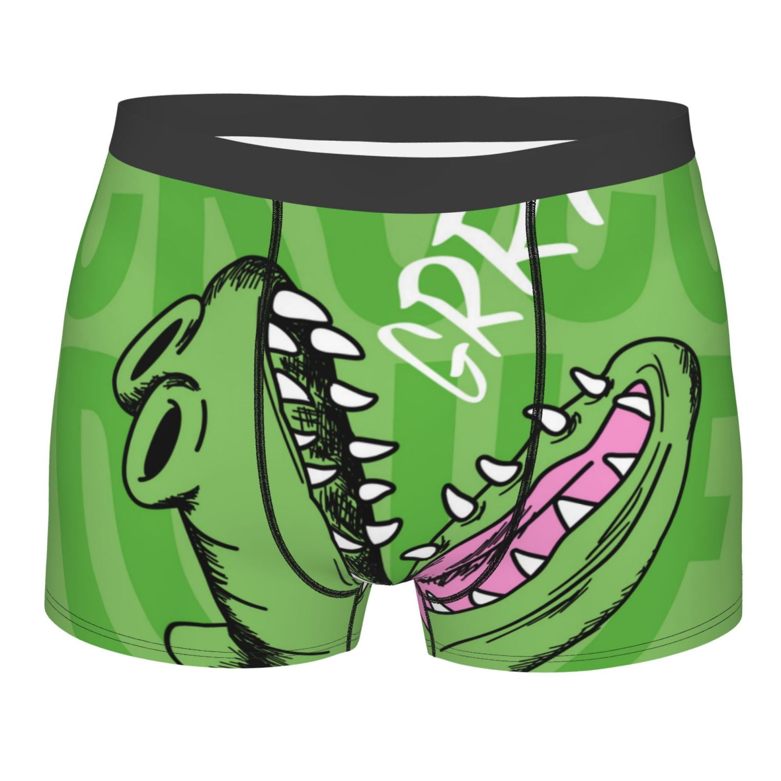 JUNZAN CROCODILE HEAD Mens Underwear Boxer Briefs for Men’s-Small ...