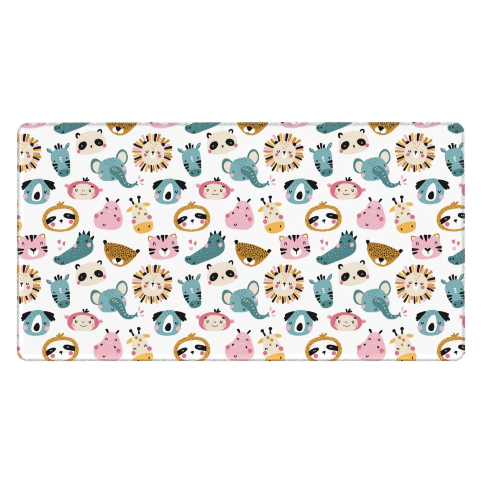 JUNZAN Cartoon Animals Extra Large Mouse Pad for Boys Girl Men Women ...