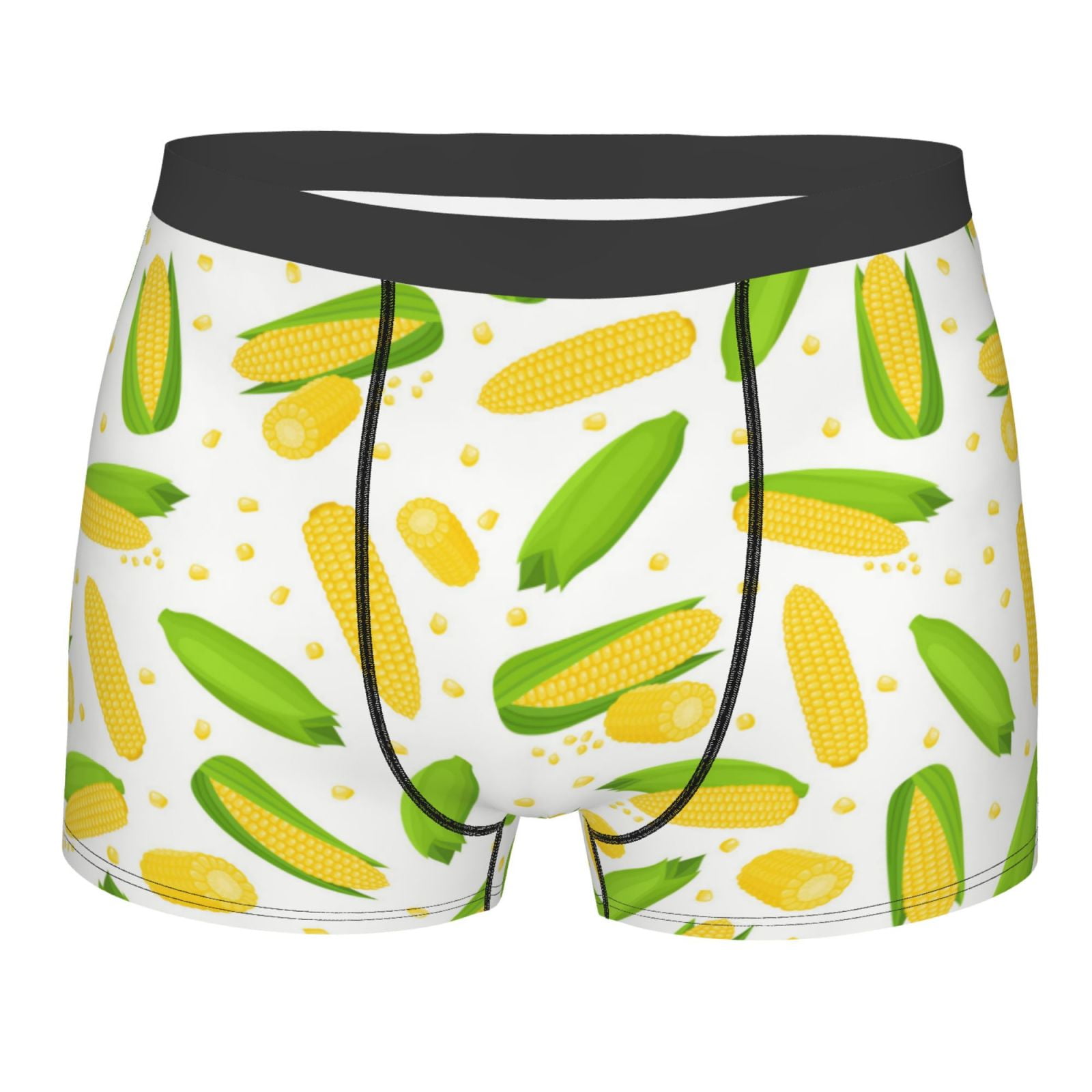 JUNZAN Cartoon Corn Mens Underwear Boxer Briefs for Men’s - Large ...