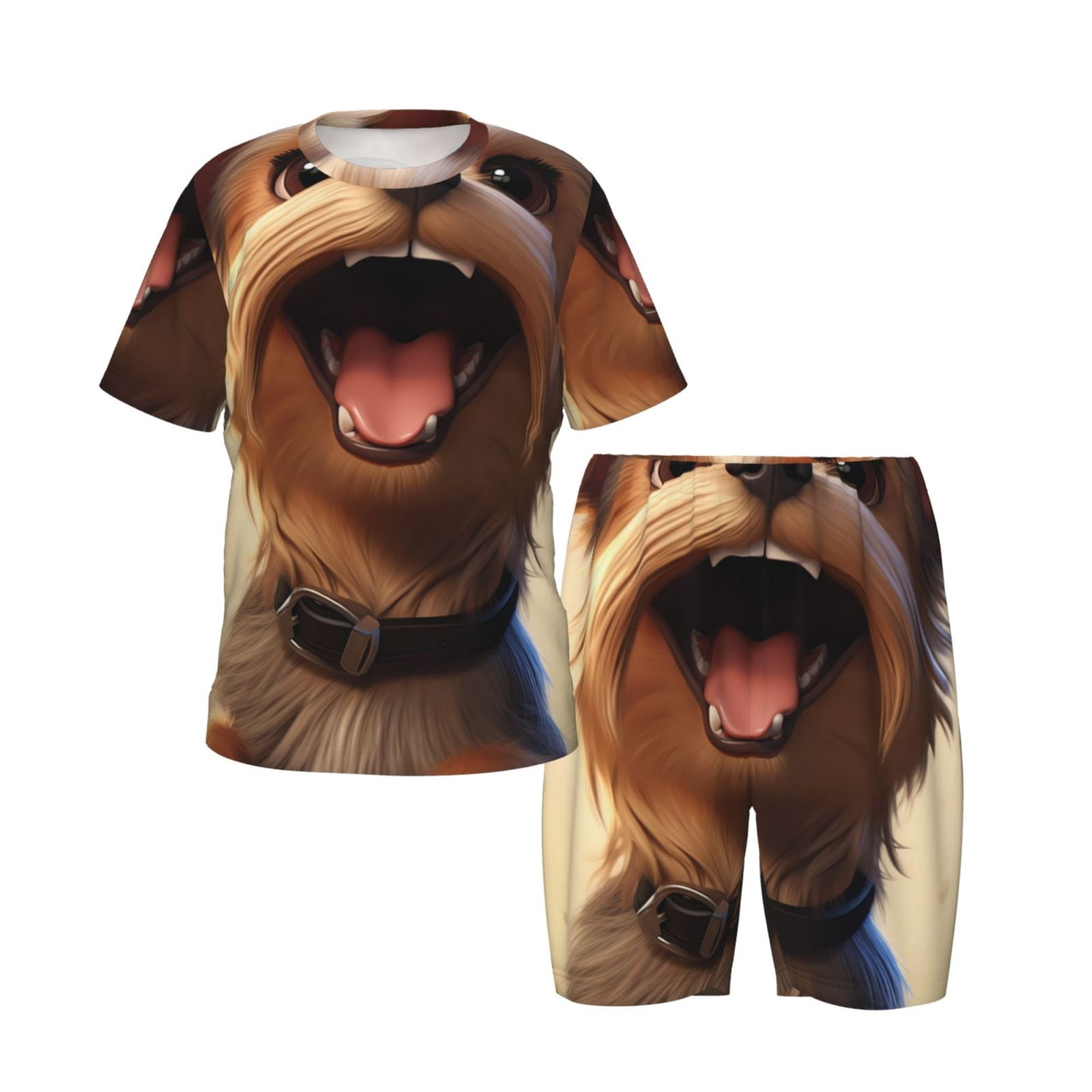 JUNZAN Cartoon Happy Cute Puppy for Boys Girls Pajama Sets Toddler ...
