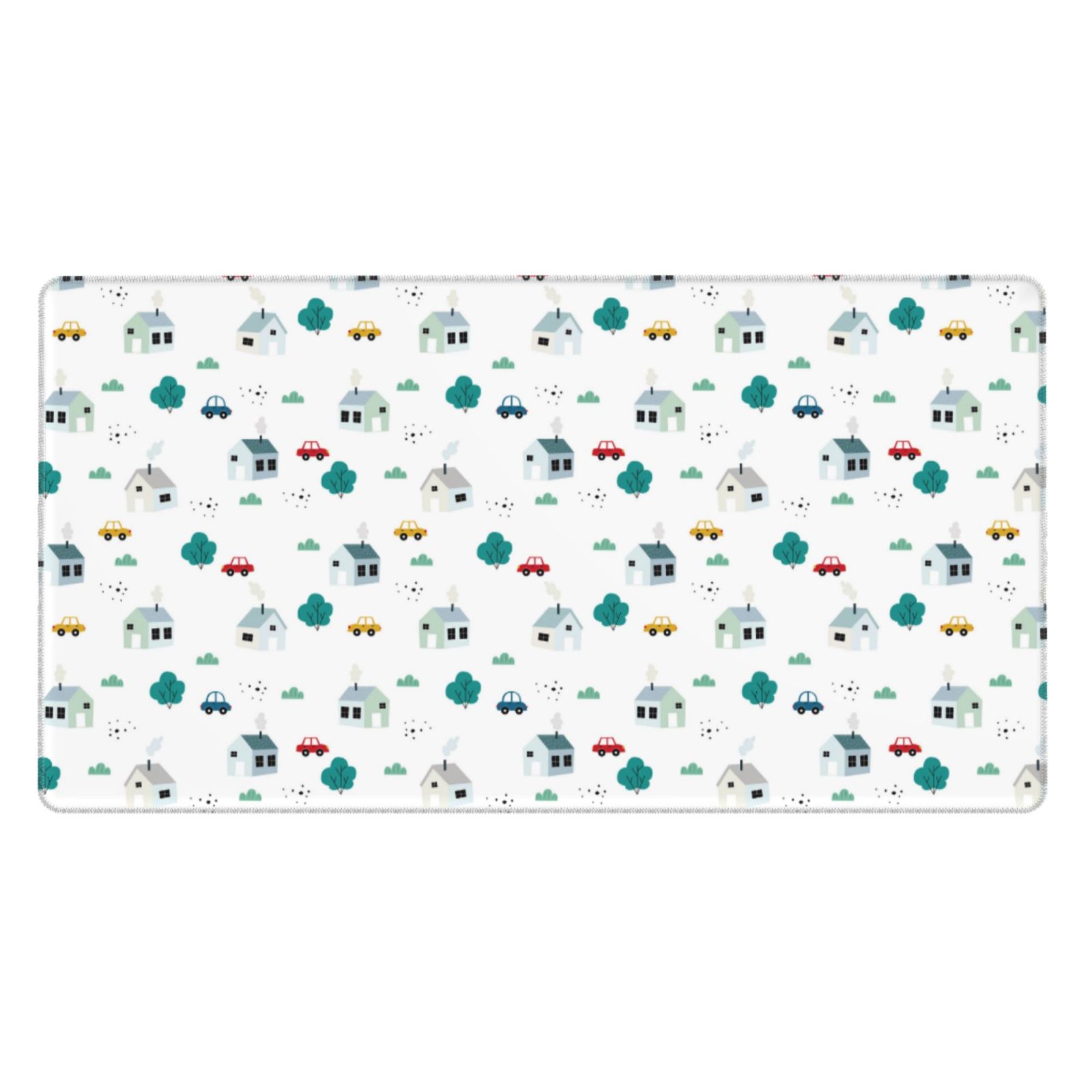 JUNZAN Cartoon House Car Extra Large Mouse Pad for Boys Girl Men Women ...