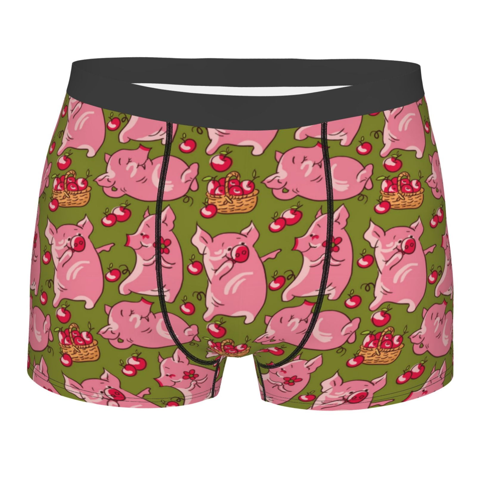 JUNZAN Cartoon Pigs Mens Underwear Boxer Briefs for Men’s - Large ...