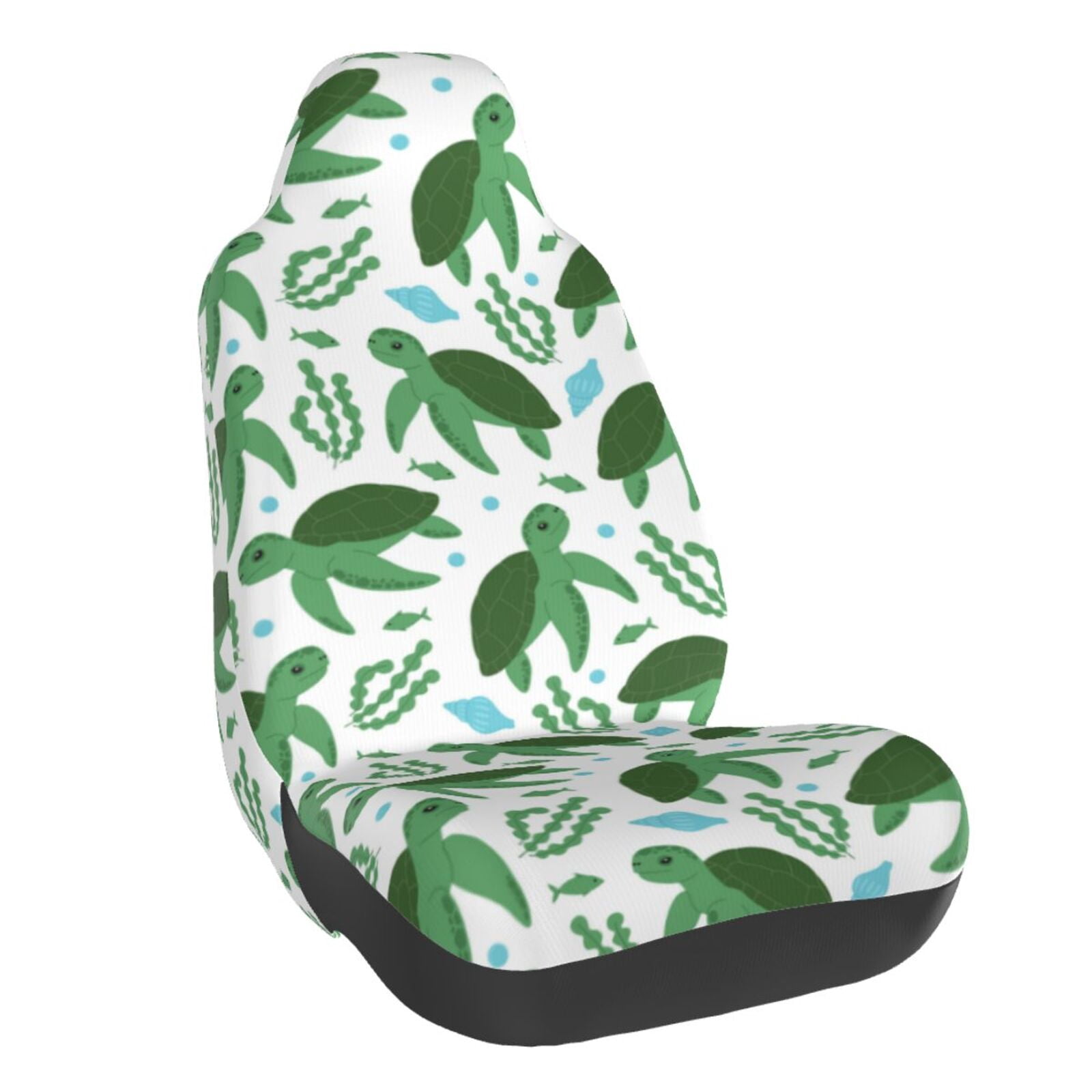 JUNZAN Cartoon Turtle Pattern Seat Covers,Universal Fit Sedans,Cars ...