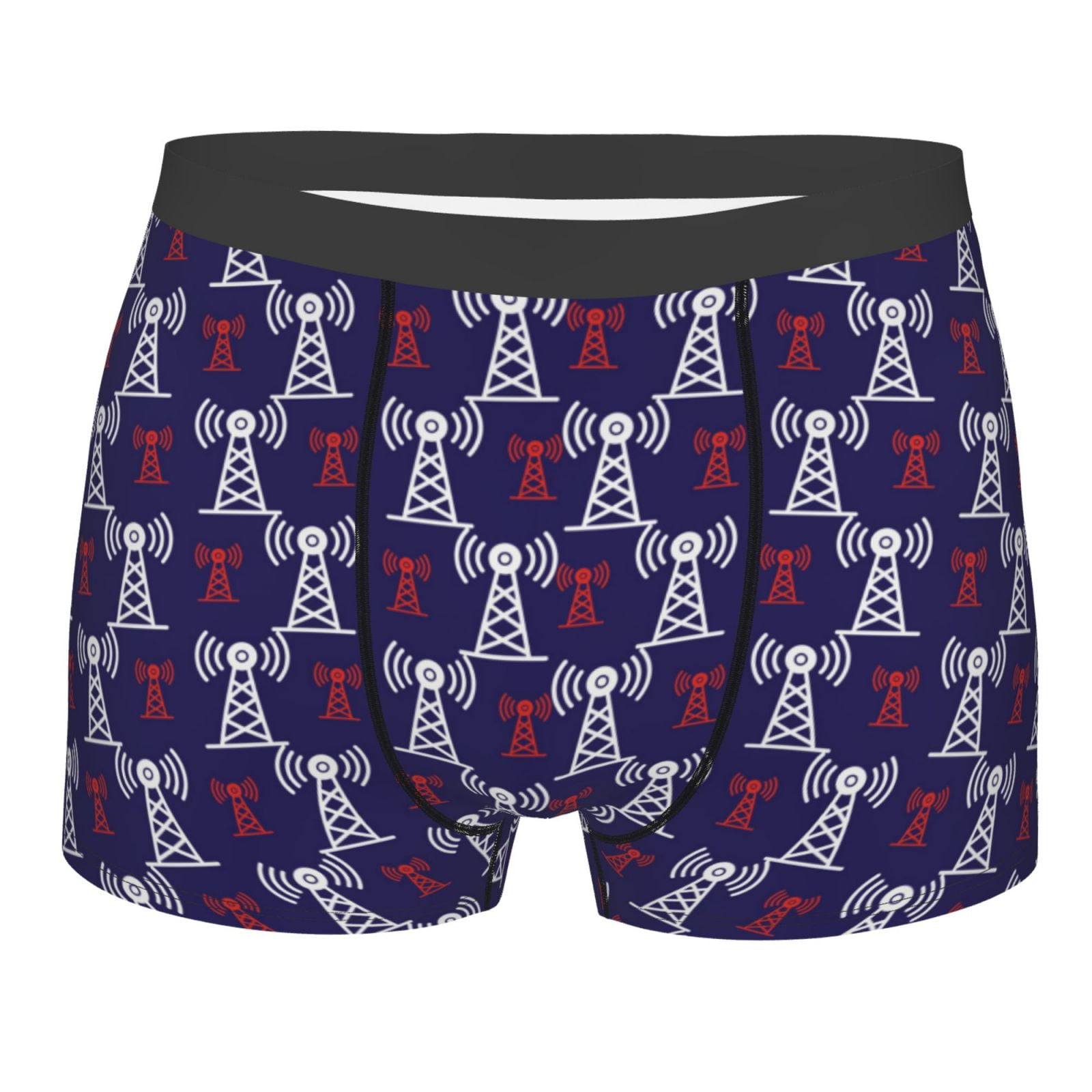 JUNZAN Cell Tower Mens Underwear Boxer Briefs for Men’s - Medium ...