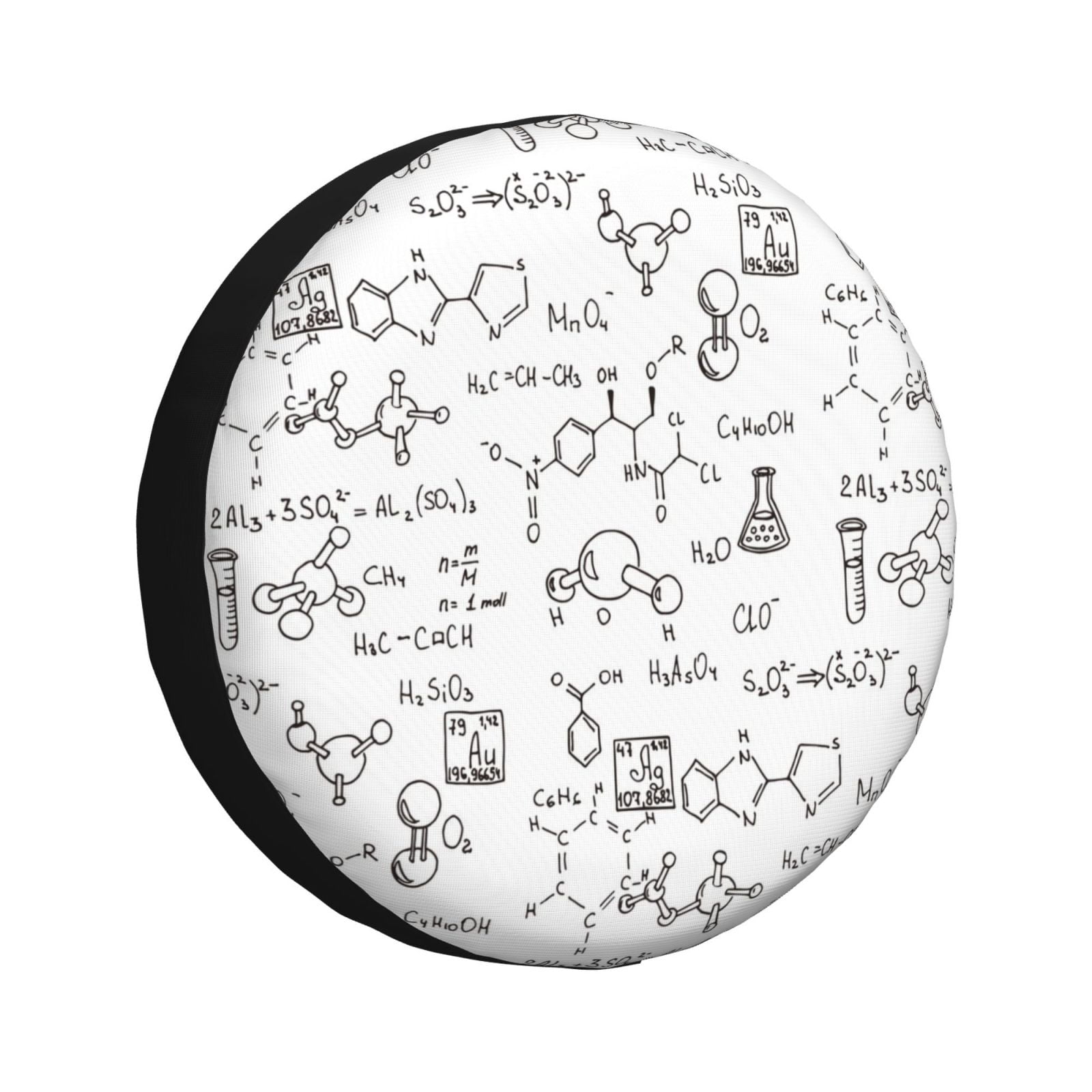 JUNZAN Chemical Formulas Tire Cover Wheel Protector for Truck SUV ...