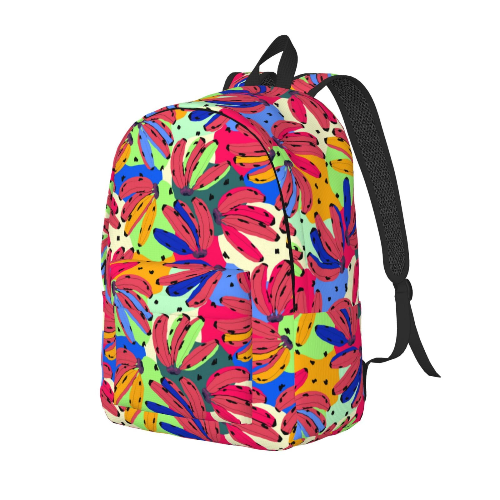 JUNZAN Colorful Bananas Pattern Travel Laptop Backpack for Men Women ...