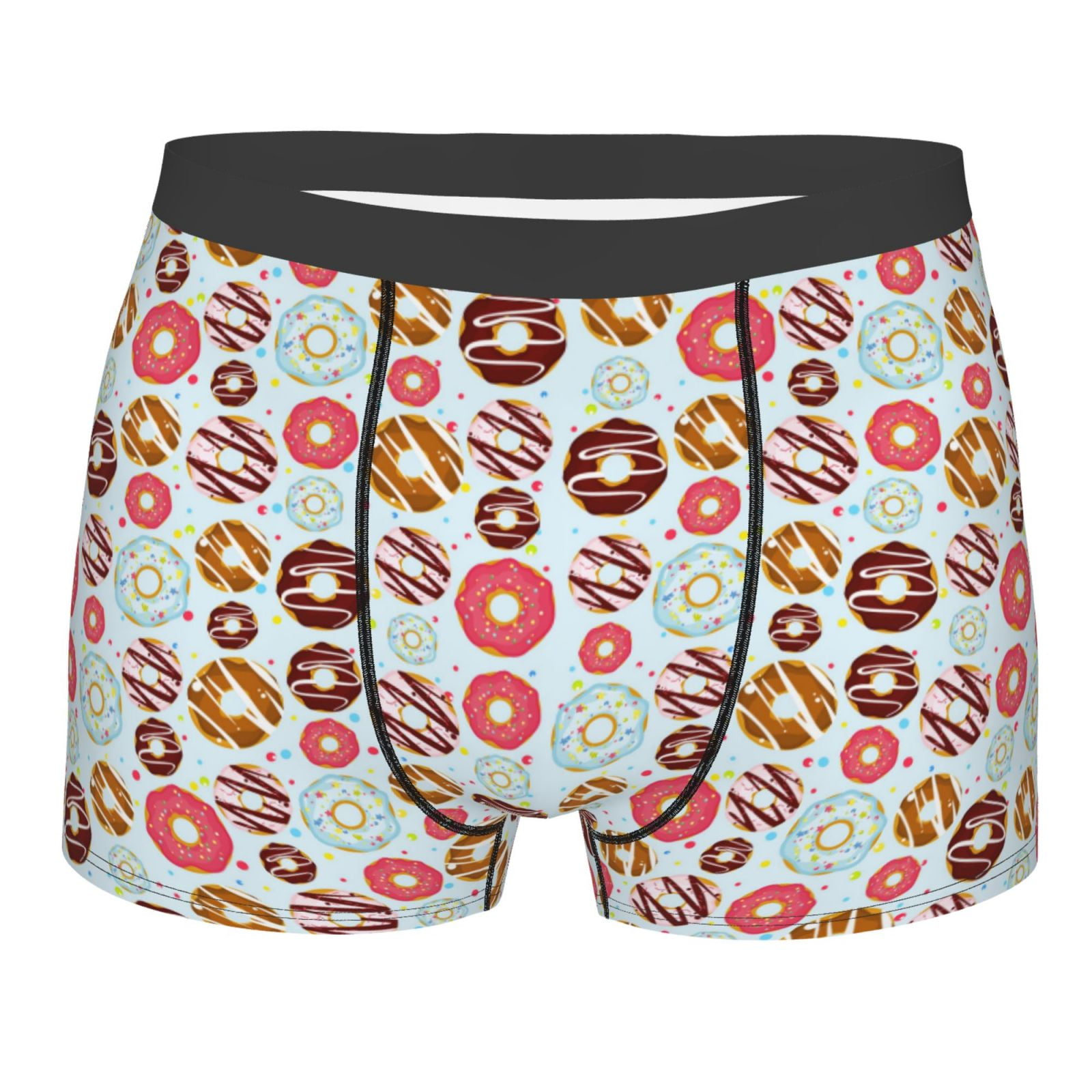JUNZAN Colorful Donuts Mens Underwear Boxer Briefs for Men’s-Medium ...