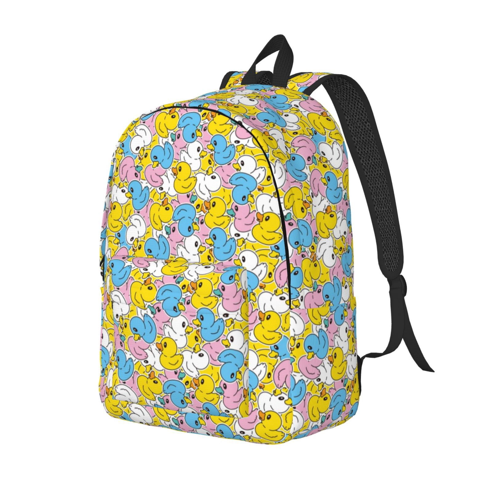 JUNZAN Colorful Rubber Duck 1 Pattern Travel Laptop Backpack for Men ...