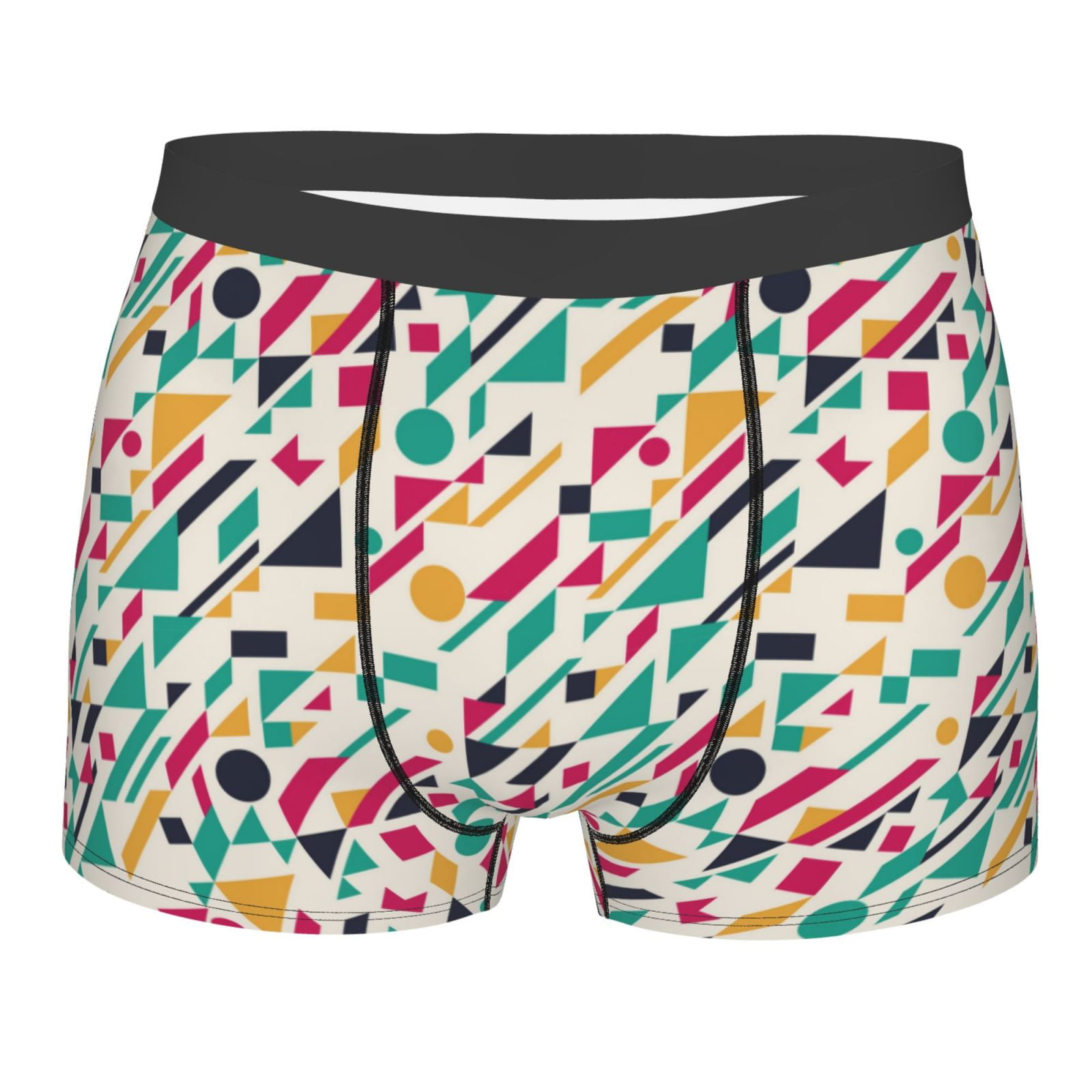 JUNZAN Colorful Spots Mens Underwear Boxer Briefs for Men’s - Large ...
