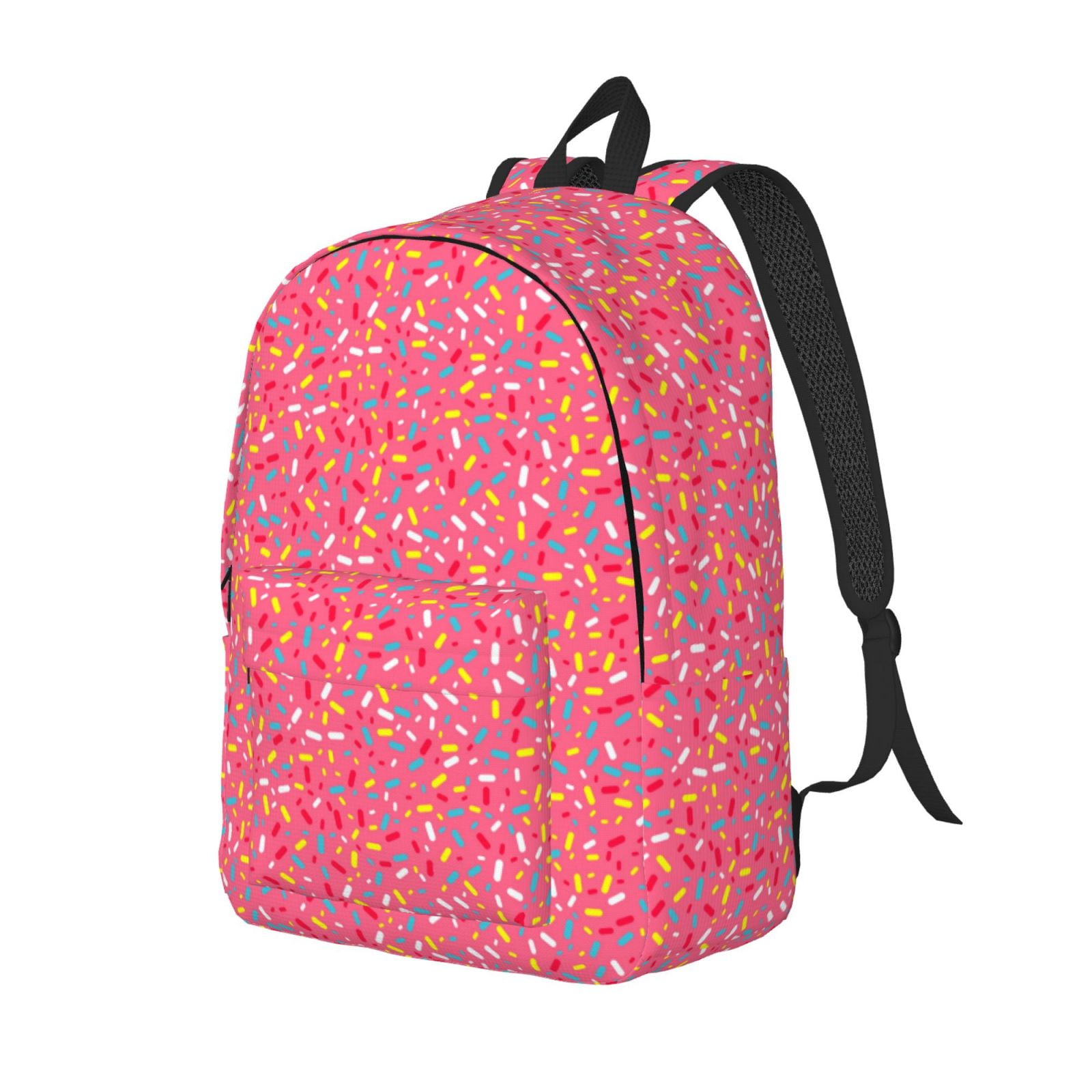 JUNZAN Colorful Sprinkles Donuts Pattern Travel Laptop Backpack for Men ...
