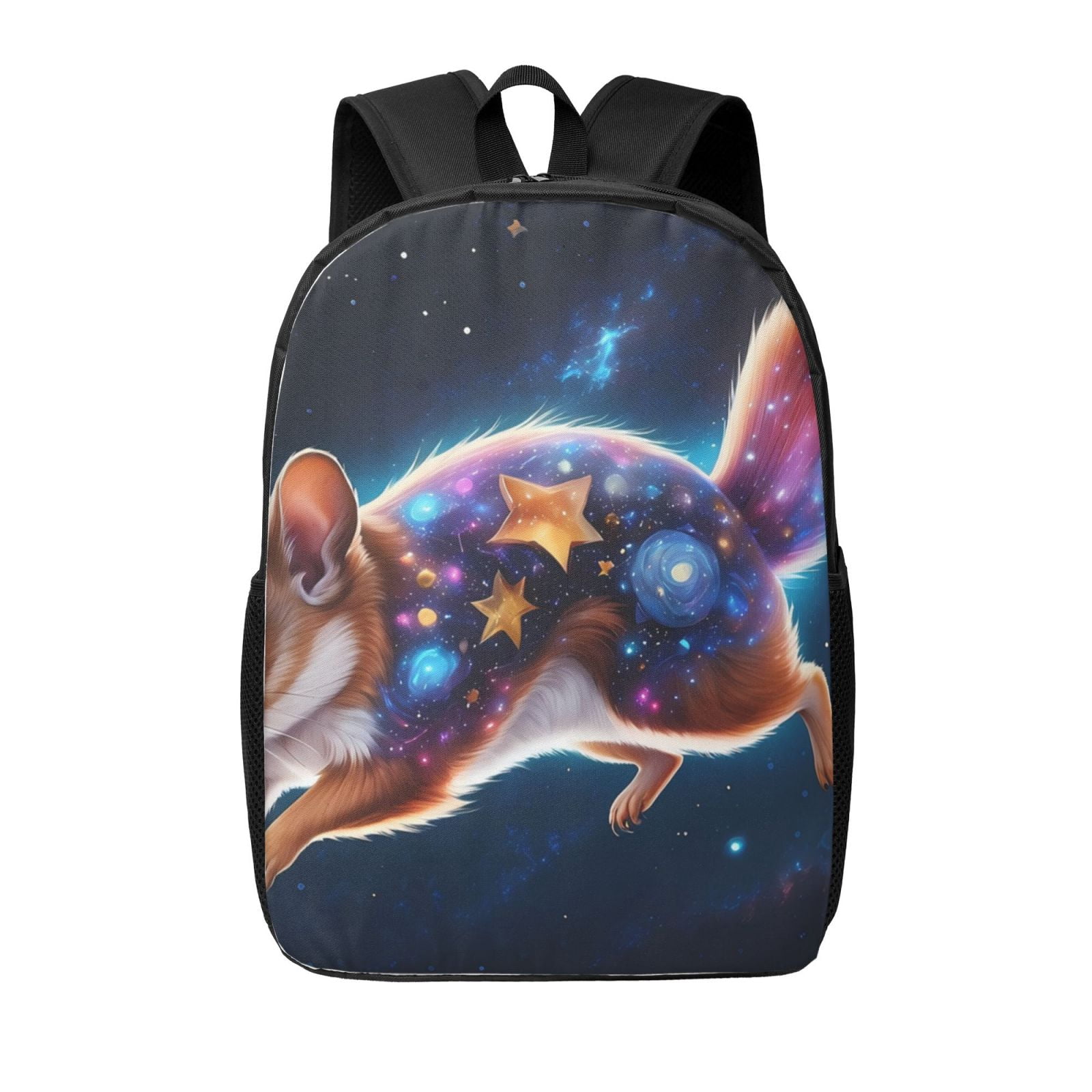 JUNZAN Colorful Star River Squirrel Pattern Travel Laptop Backpack for ...