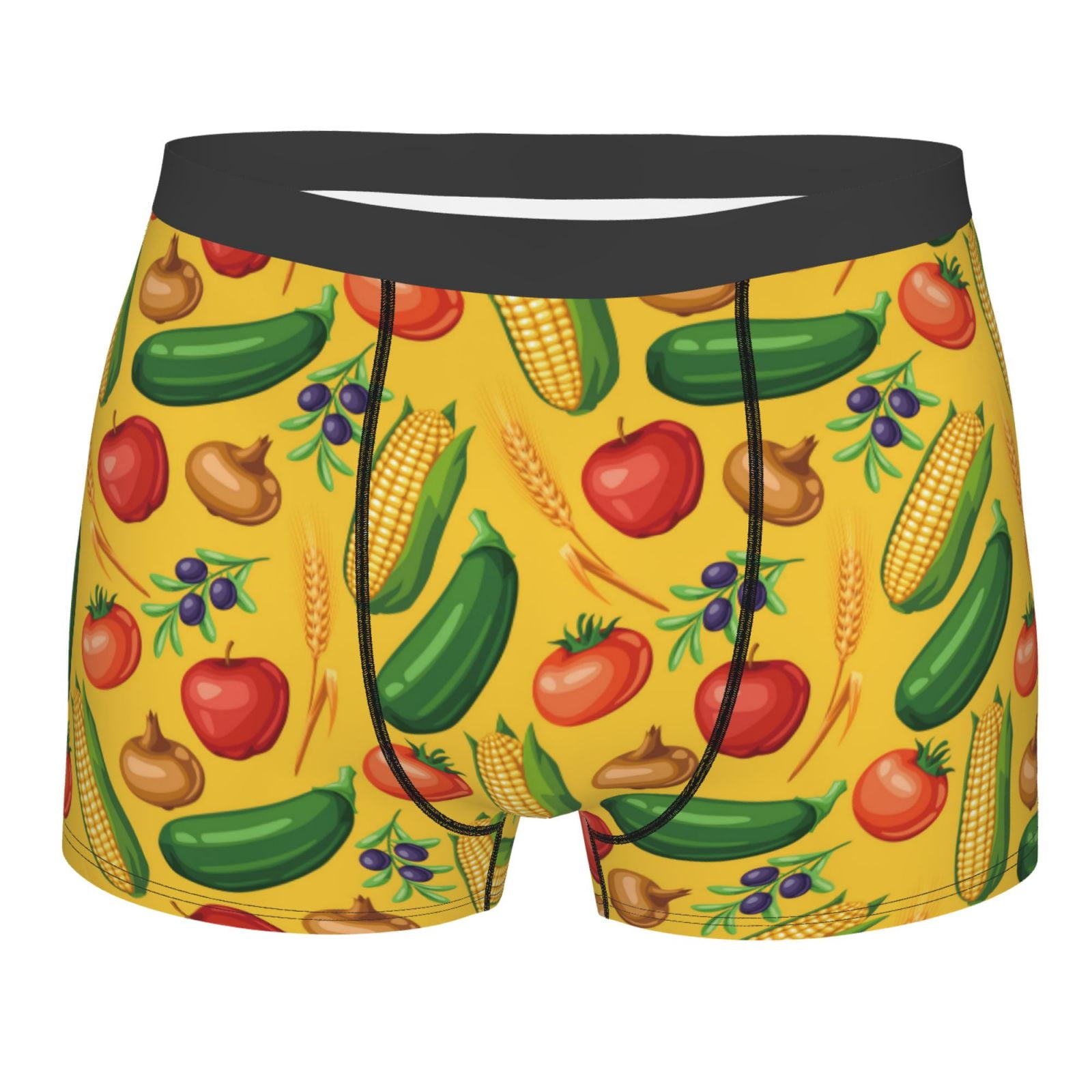 JUNZAN Colorful Vegetables Mens Underwear Boxer Briefs for Men’s ...