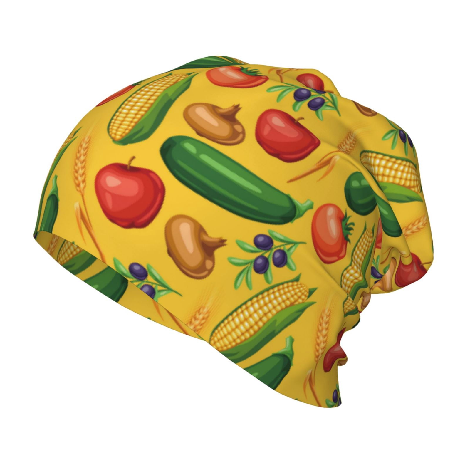 JUNZAN Colorful Vegetables Pattern Kid's Soft Beanie Hat Toddlers ...